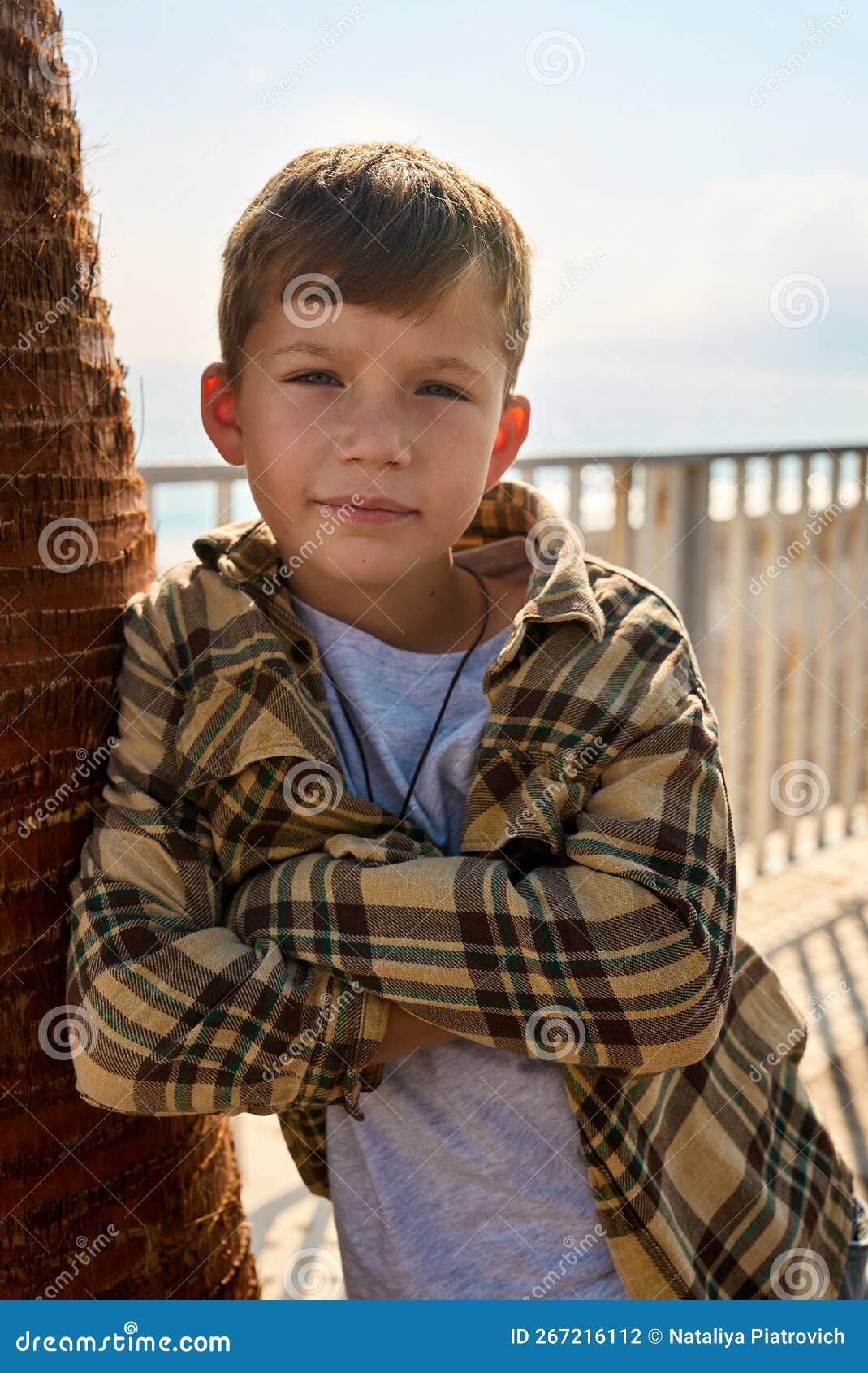 Portrait of a Sad Boy on a Sunny Day Stock Photo - Image of cheerful ...
