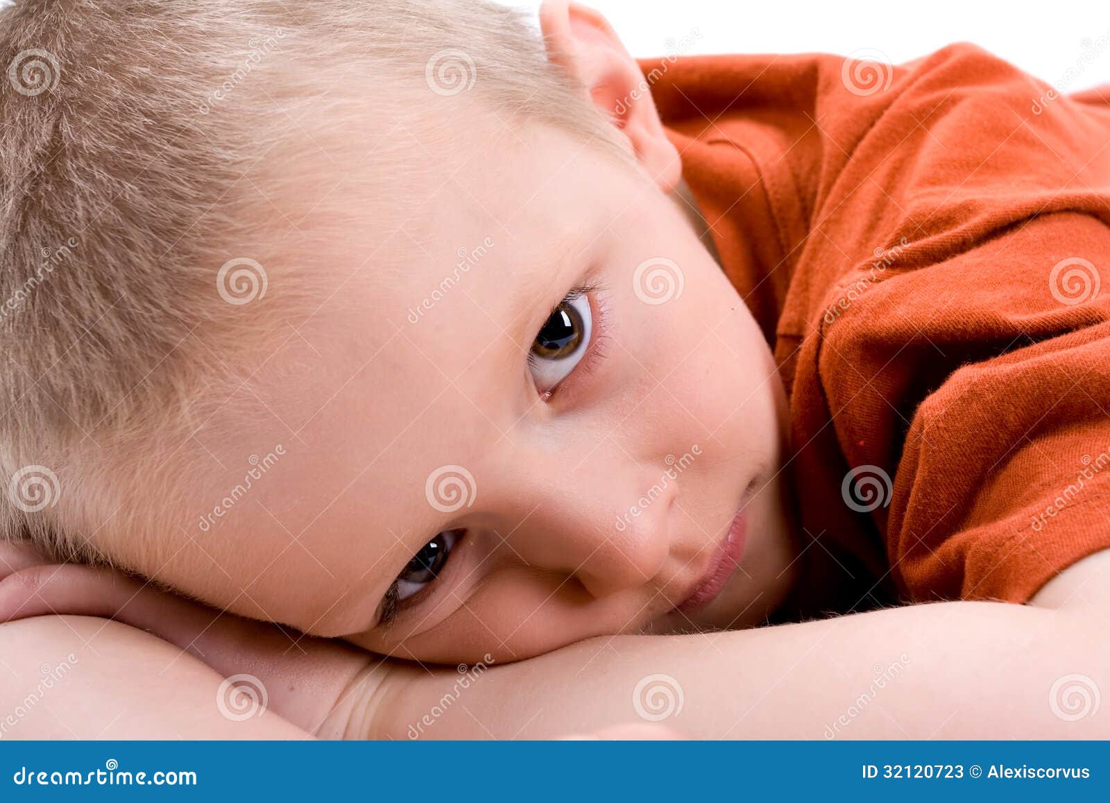 A portrait of a sad child stock image. Image of candid - 32120723