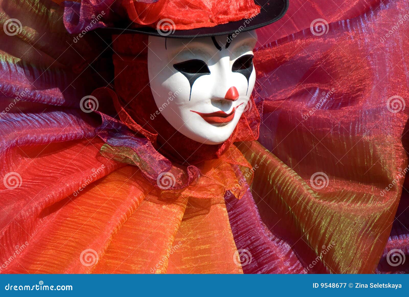 Portrait of a sad clown stock image. Image of face, sadness - 9548677
