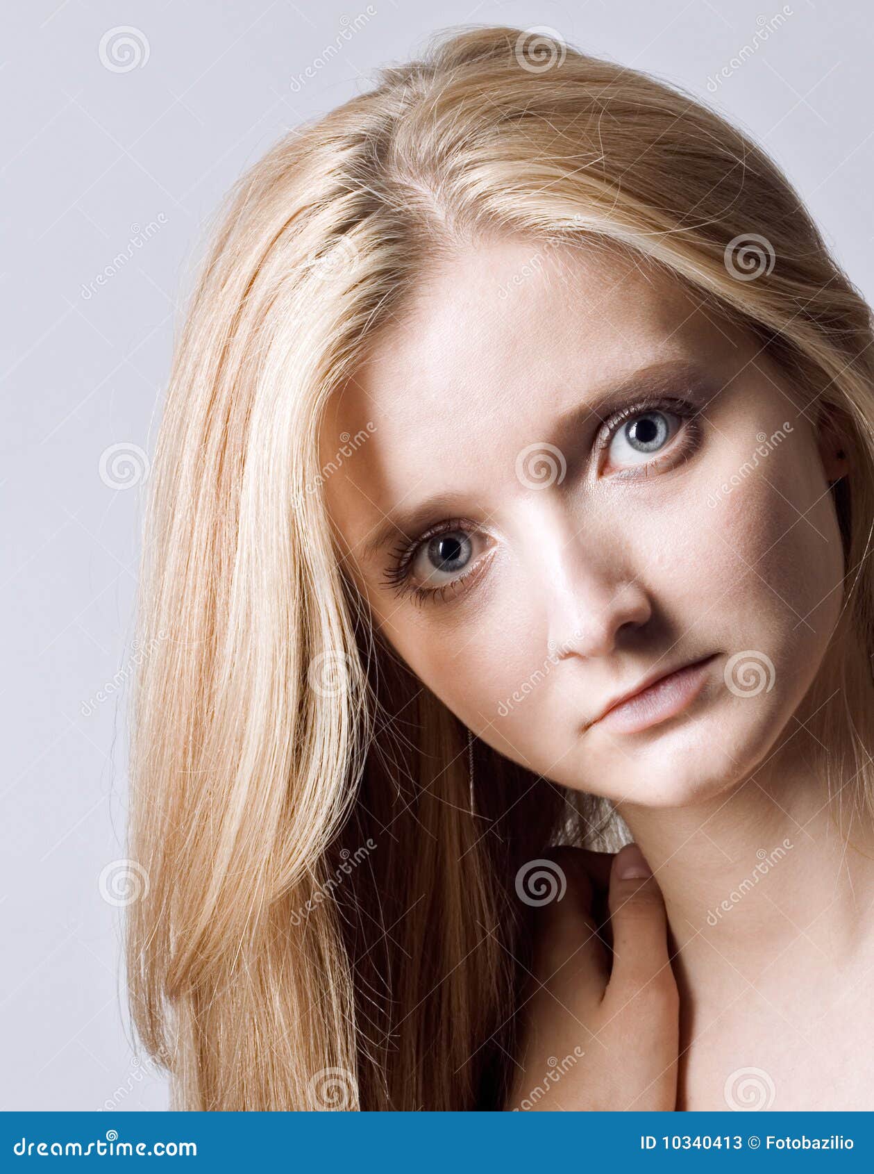 Portrait of sad girl stock image. Image of freckles, portrait - 10340413