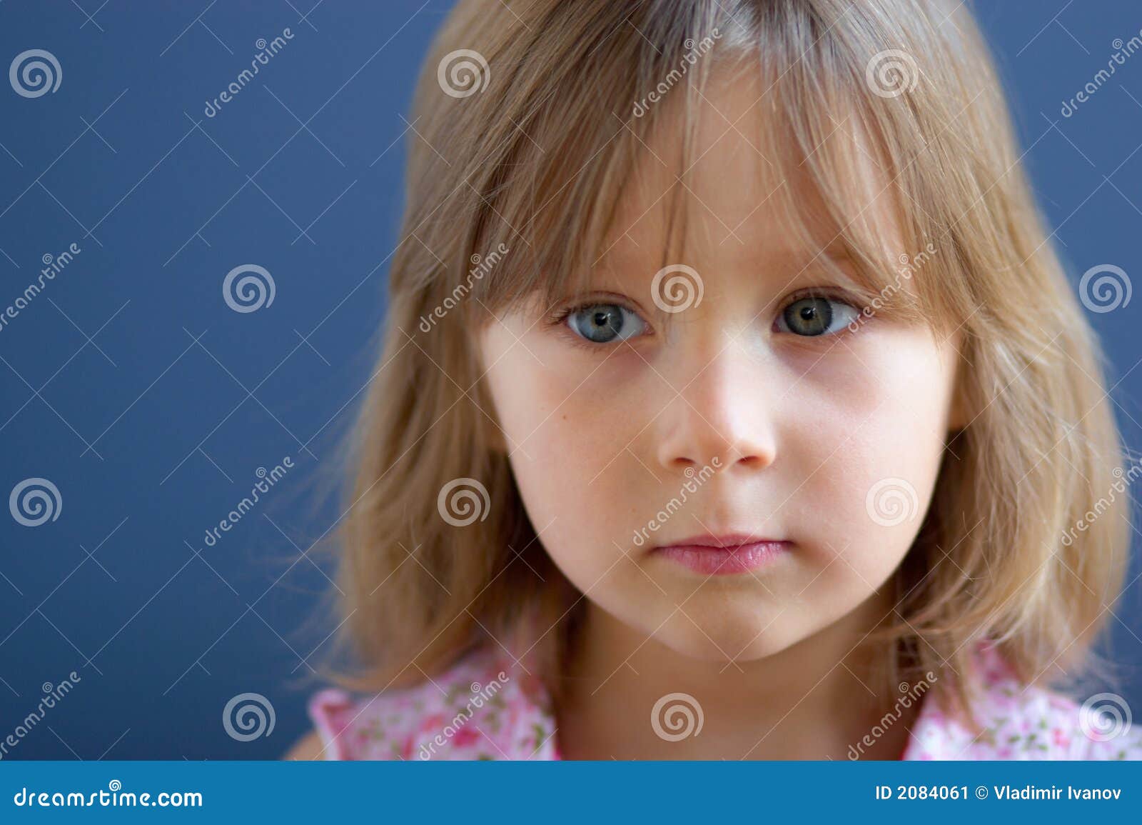 Portrait of sad girl stock image. Image of lovely, caucasian - 2084061