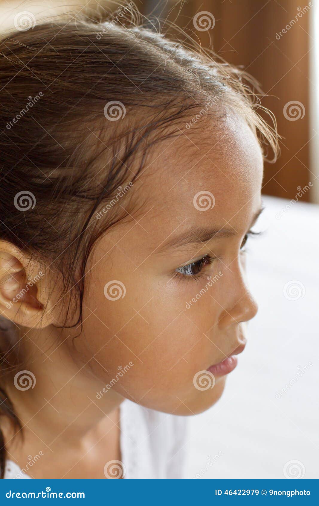 Sad Little Girl Face