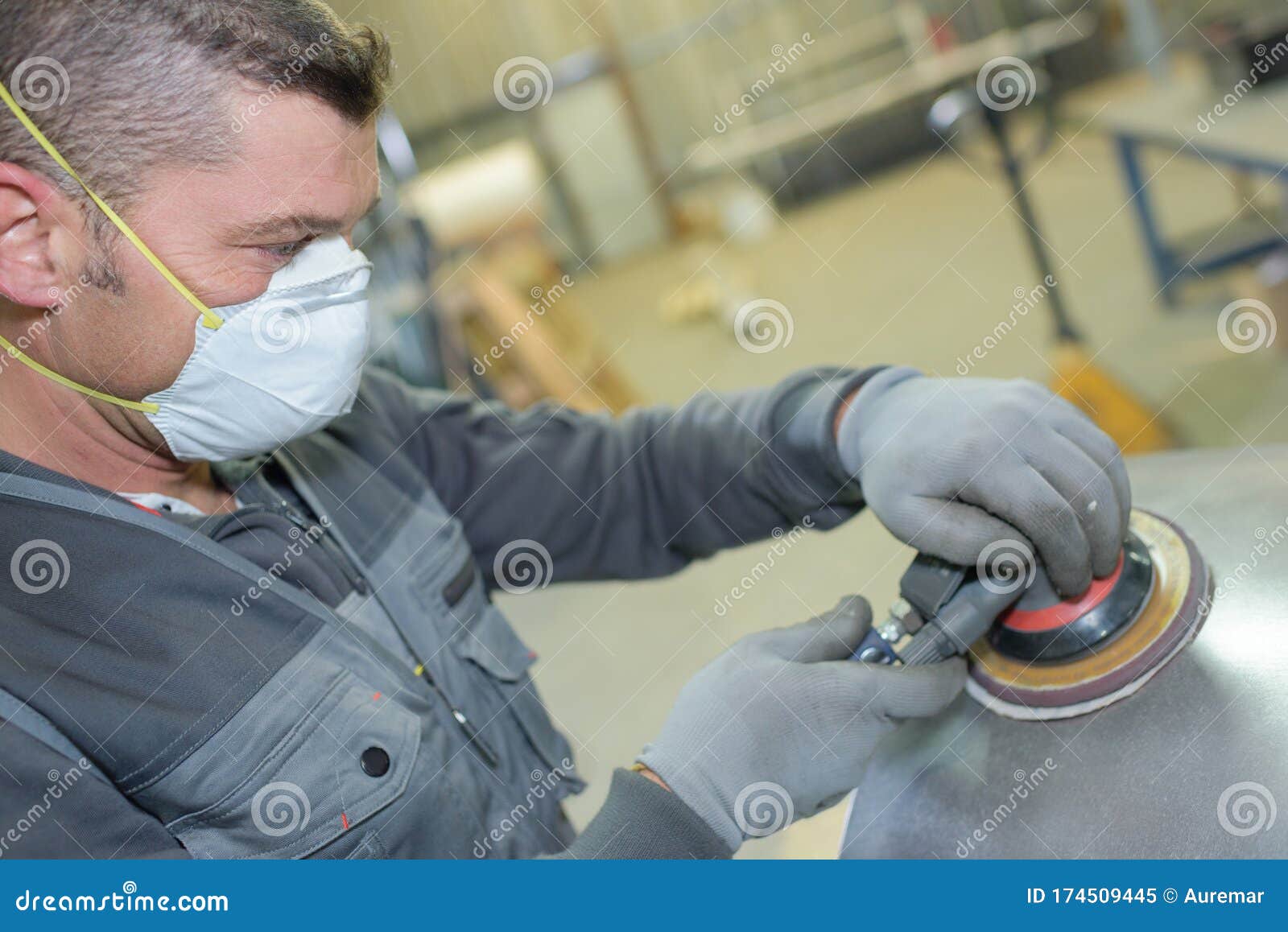 Portrait safety at work stock image. Image of male, flame - 174509445