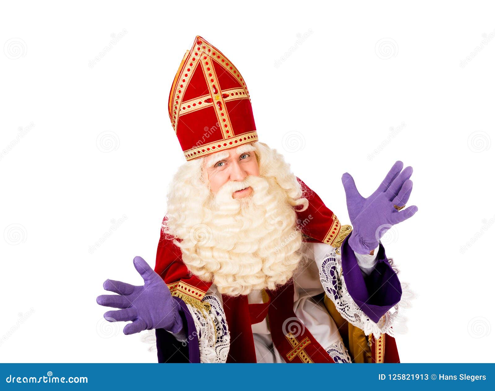 Portrait of Saint Nicholas stock image. Image of black - 125821913