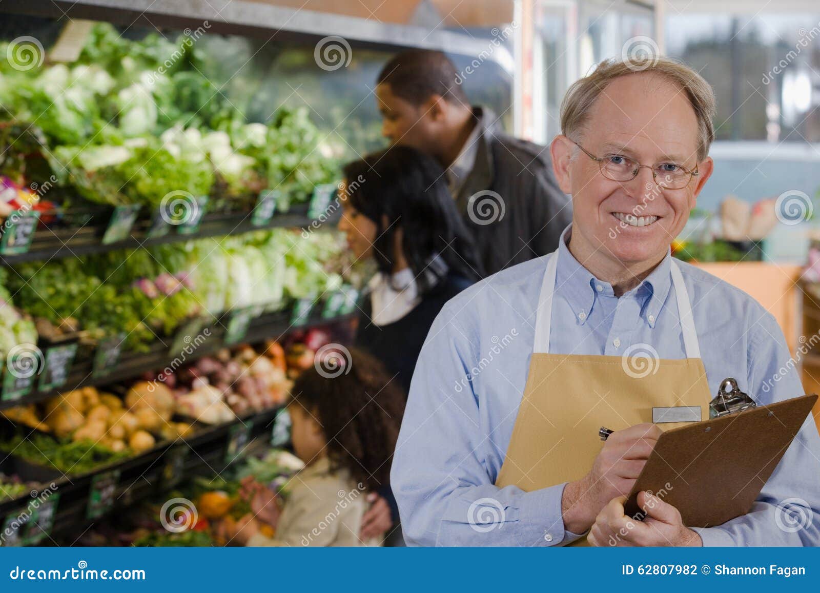 Portrait of a Sales Assistant Stock Photo - Image of families ...