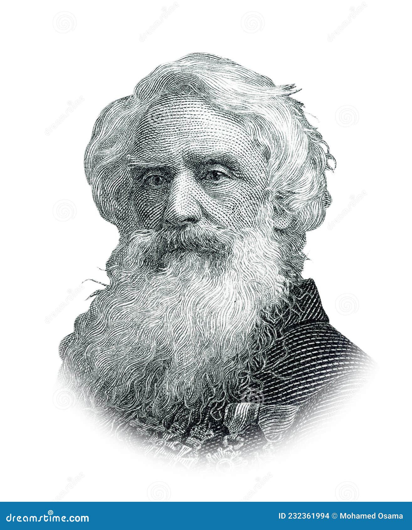 Portrait of Samuel Morse stock illustration. Illustration of american ...