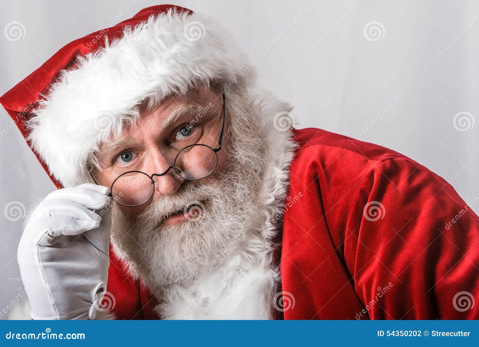 Portrait of Santa stock photo. Image of annual, headshots - 54350202