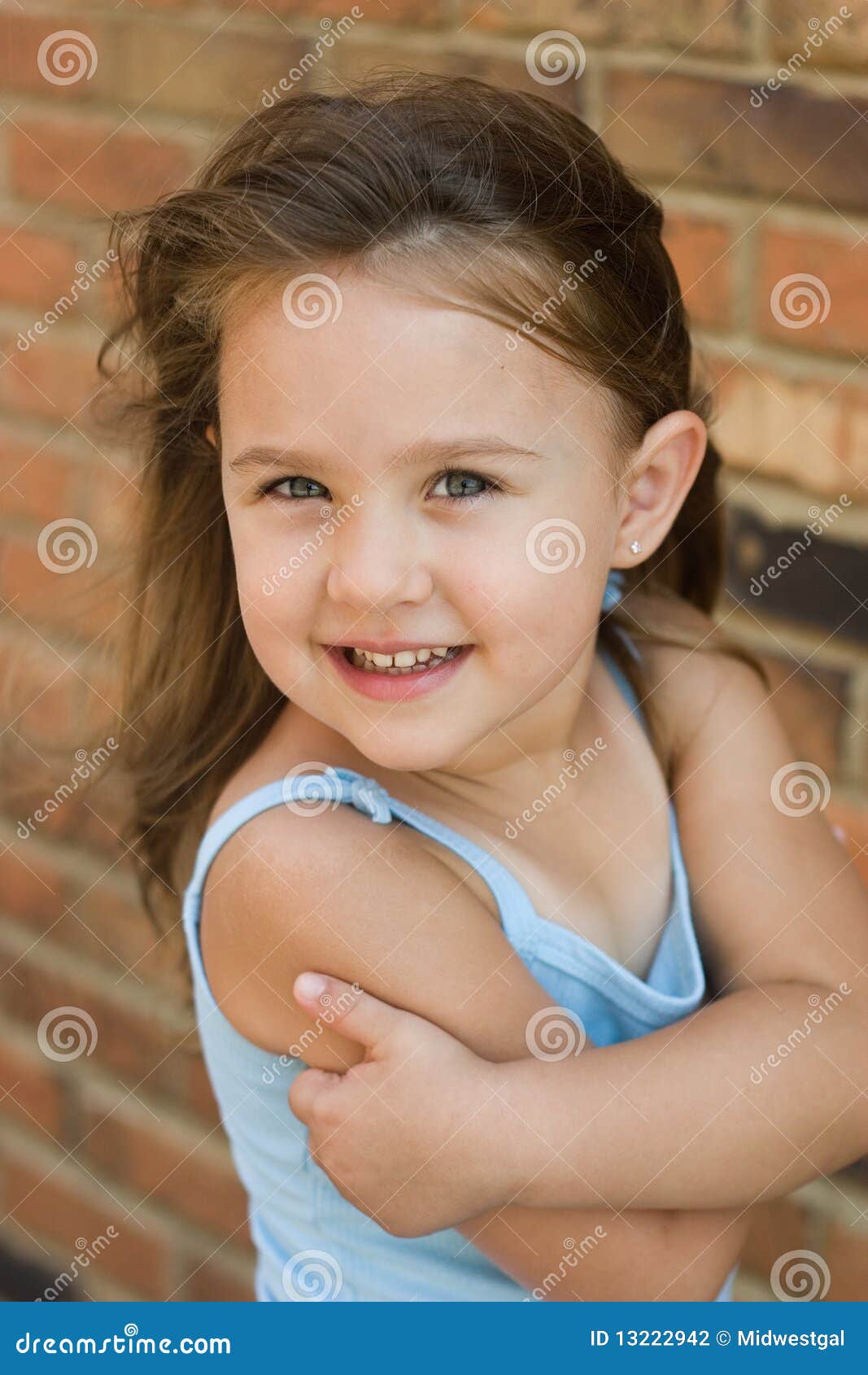 Portrait of a Sassy Girl stock photo. Image of children - 13222942