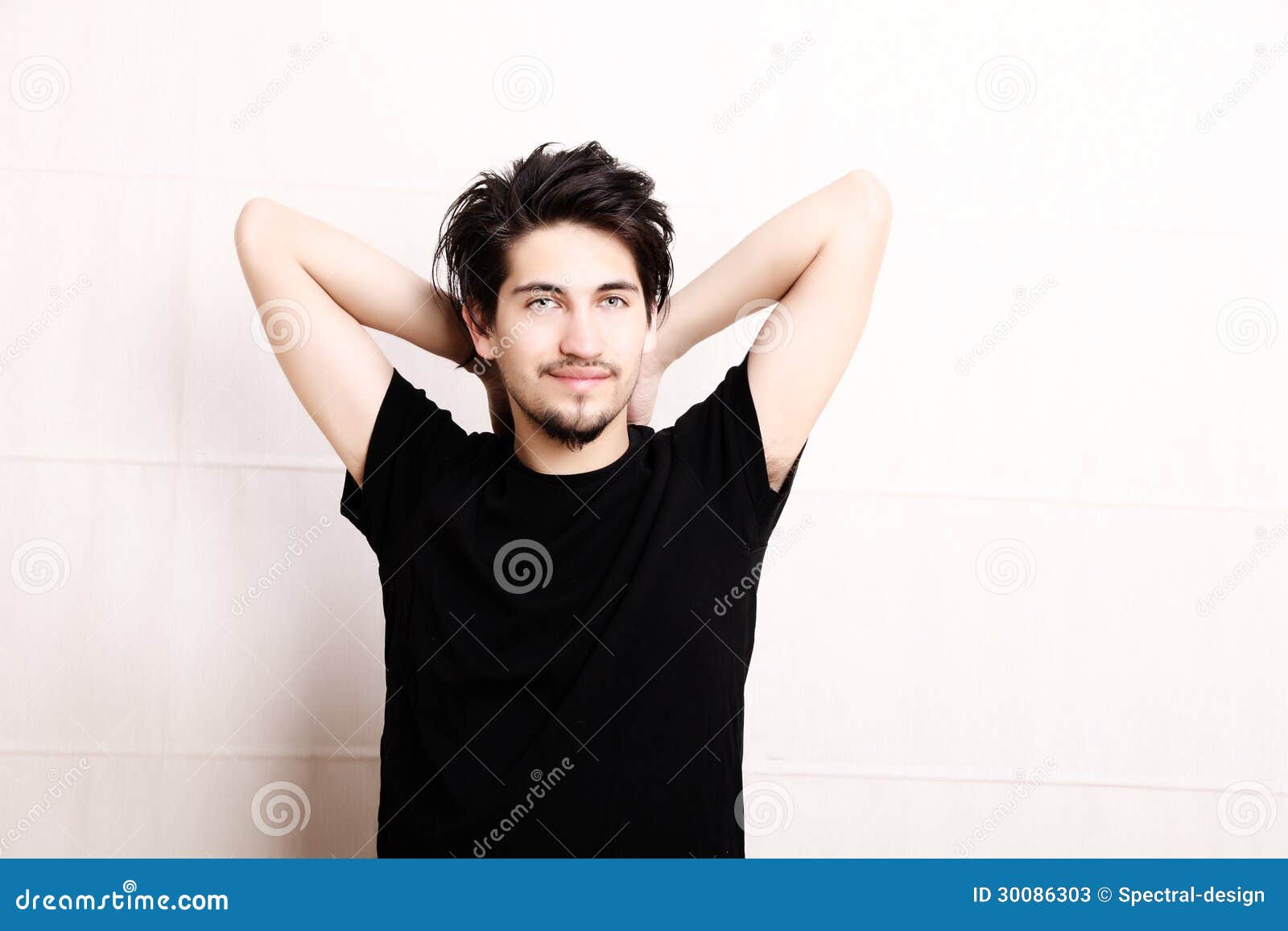 Satisfied stock image. Image of cheerful, masculine, friendly - 30086303 Satisfied stock image. Image of cheerful, masculine, friendly - 30086303