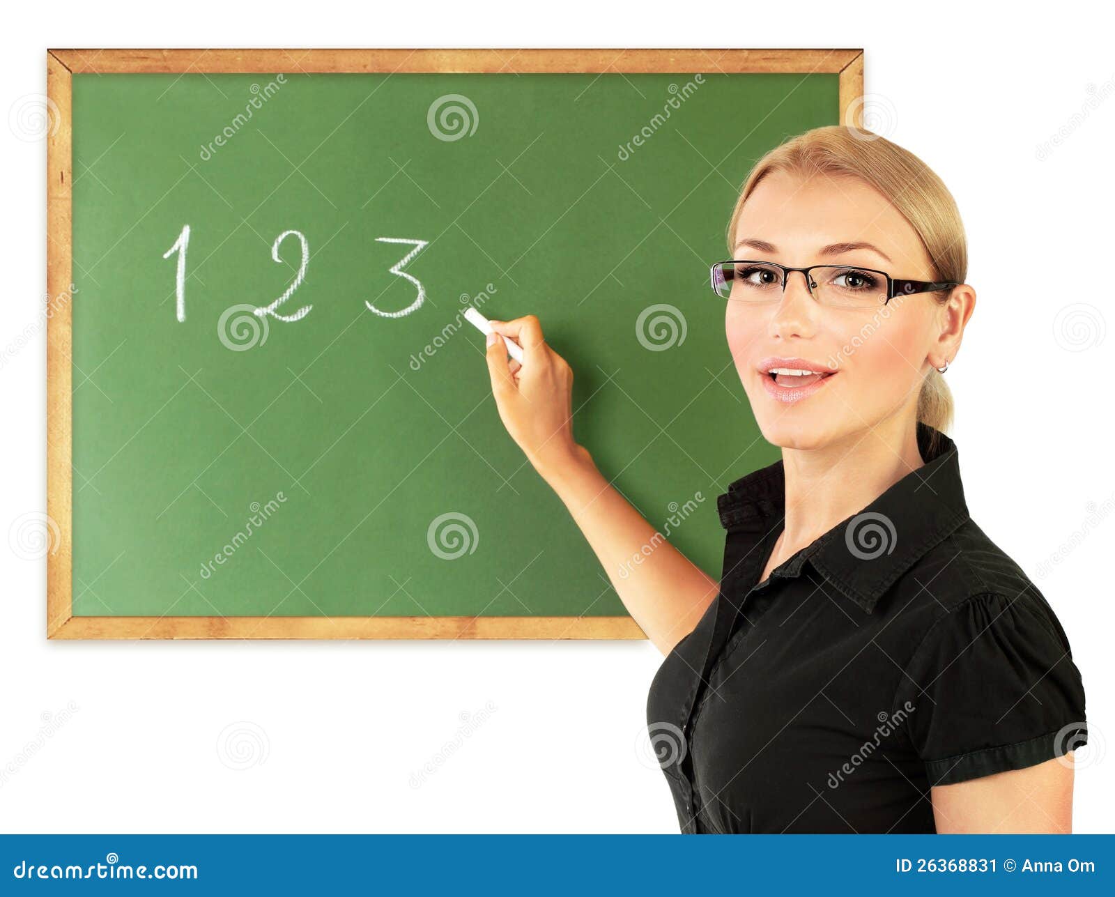 Portrait Of A School Teacher Stock Image - Image: 26368831