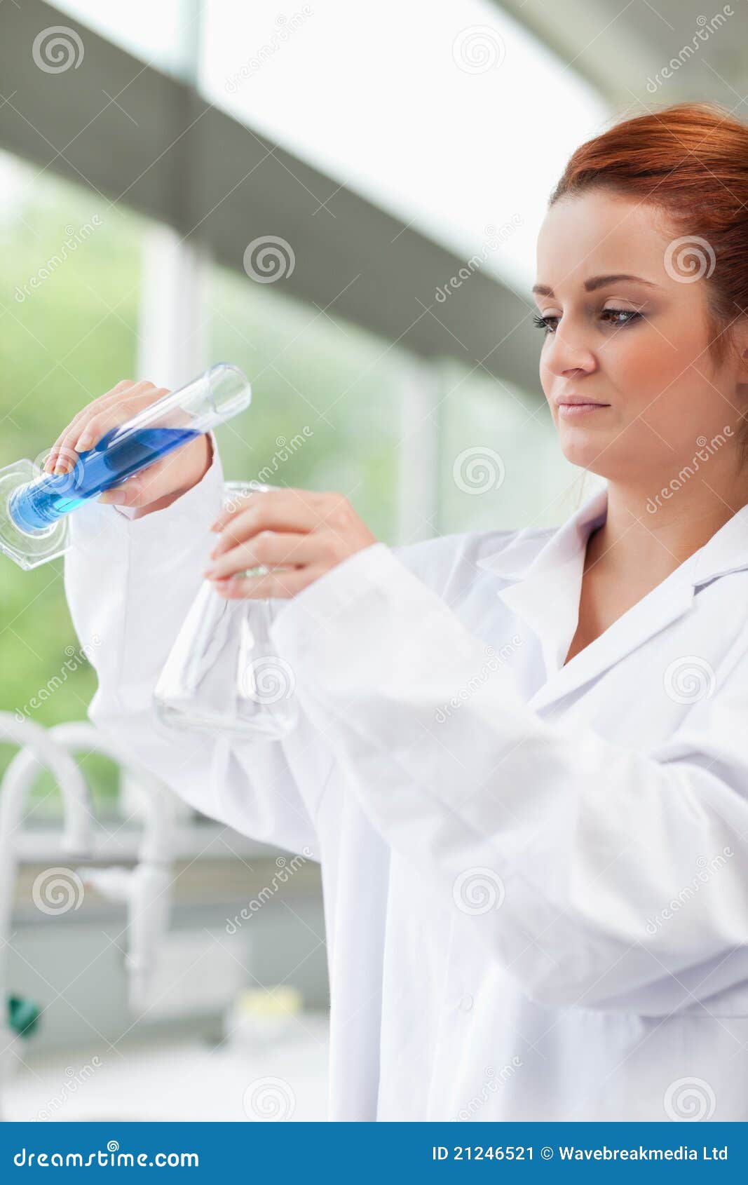 Portrait of a Science Student Stock Image - Image of microbiology ...