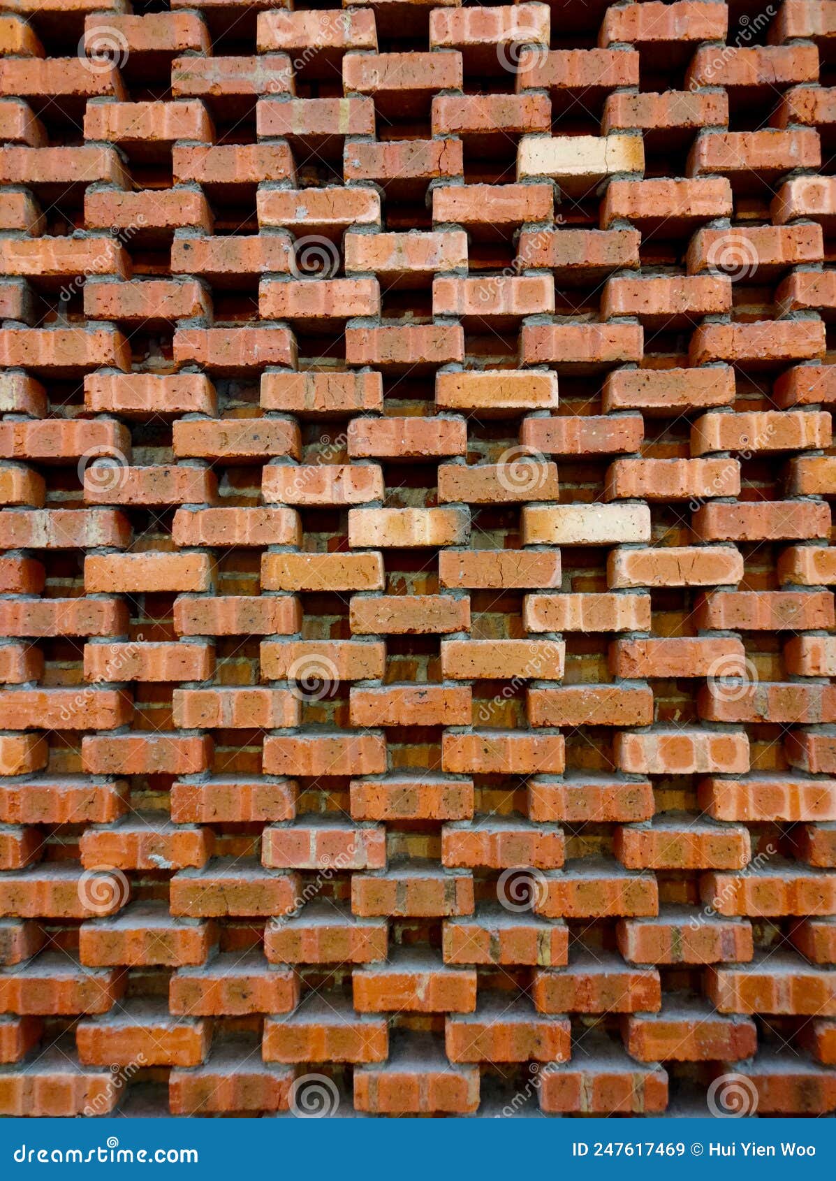 Portrait Seamless Brick Wall Pattern Background Texture Stock Image ...