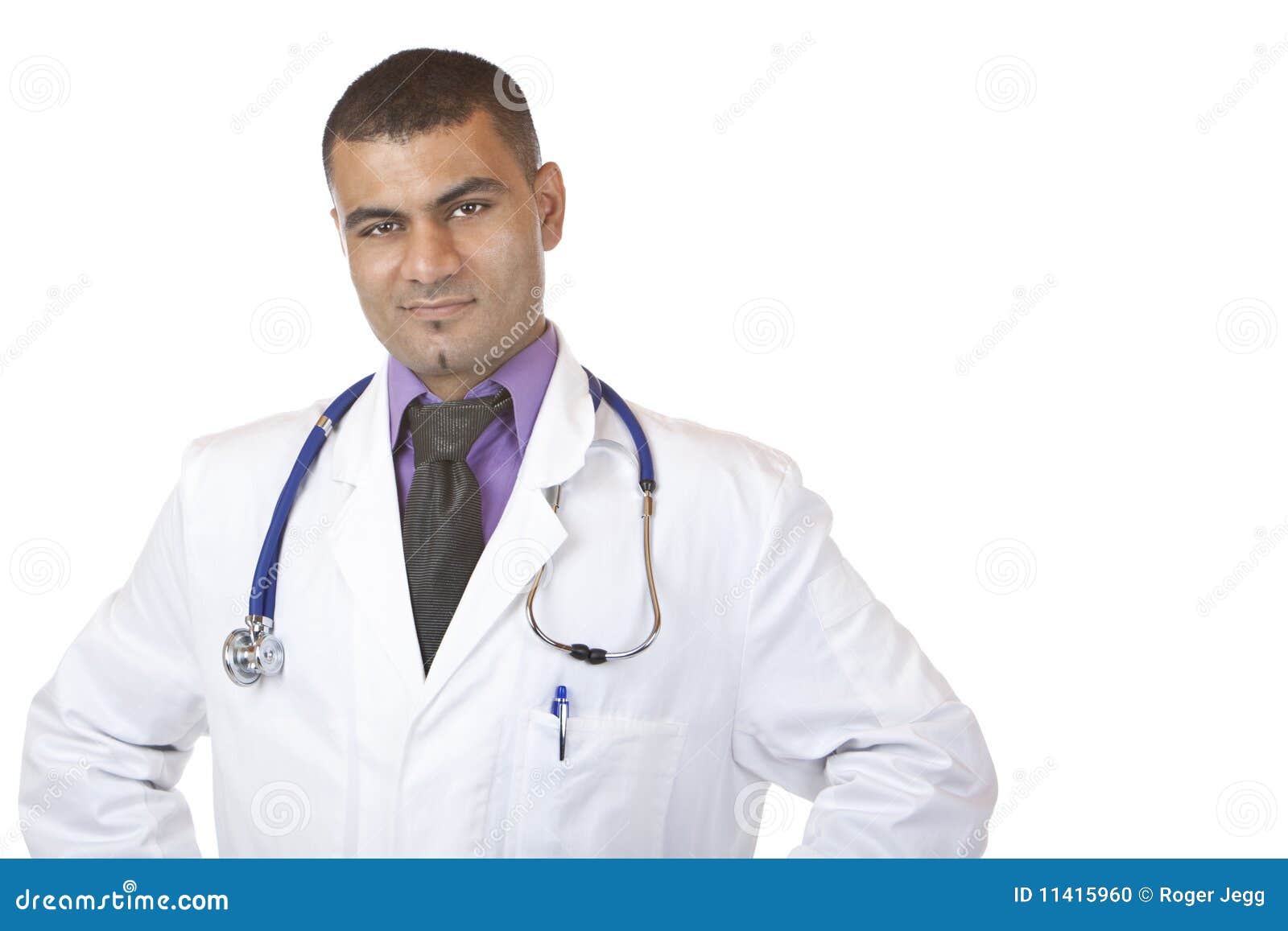 Portrait of Self Confident Medical Doctor Stock Photo - Image of ...