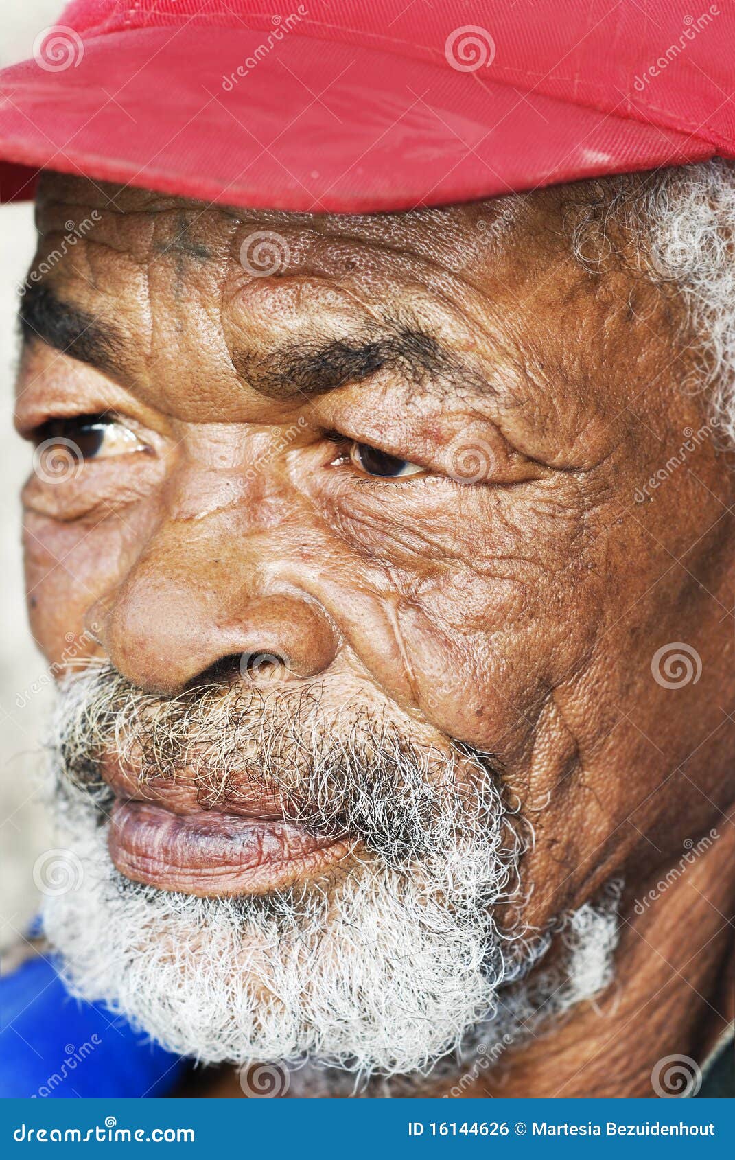 Portrait of an Senior African Man Stock Photo - Image of frown, mature ...