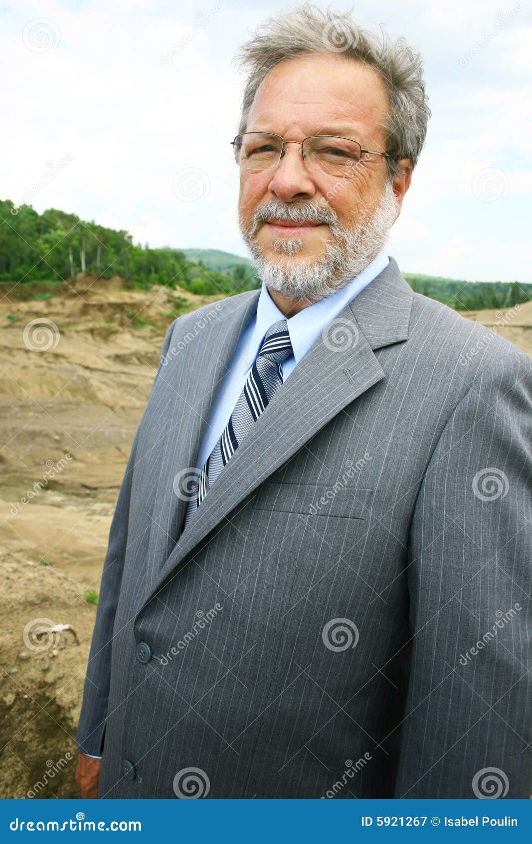 Portrait of a senior man stock image. Image of look, corporate - 5921267