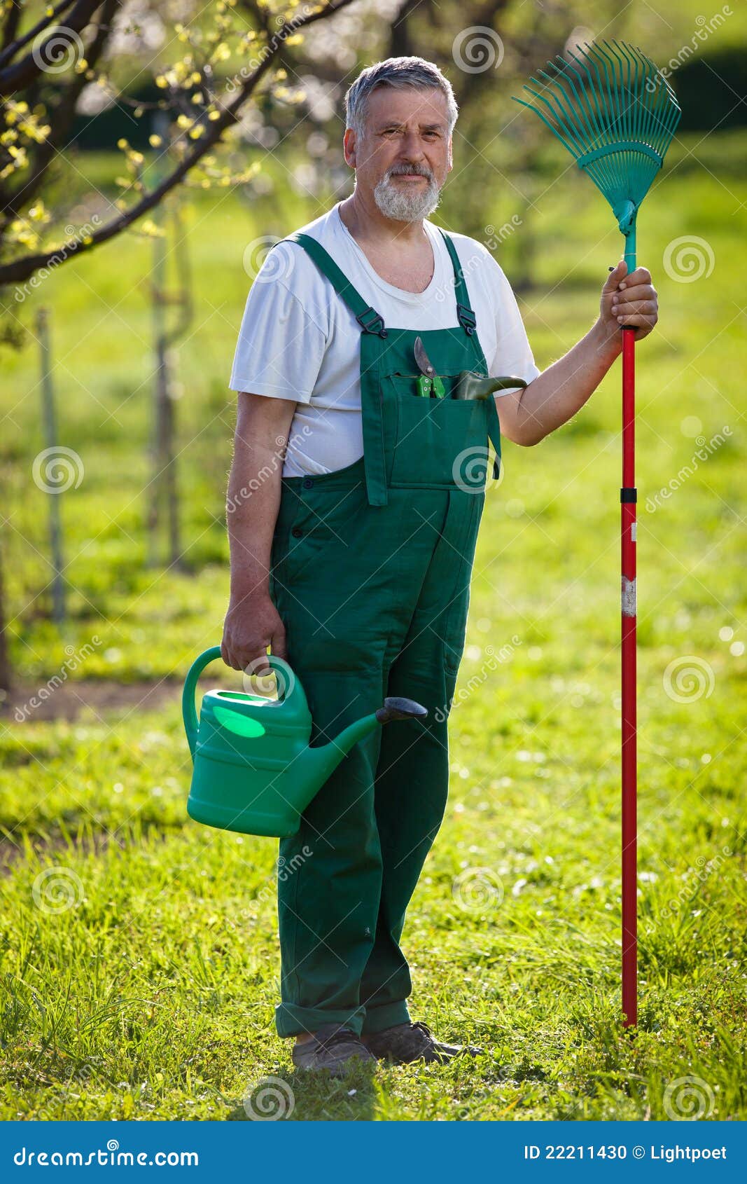 Portrait of a Senior Man Gardening in His Garden Stock Photo - Image of ... Portrait of a Senior Man Gardening in His Garden Stock Photo - Image of ...