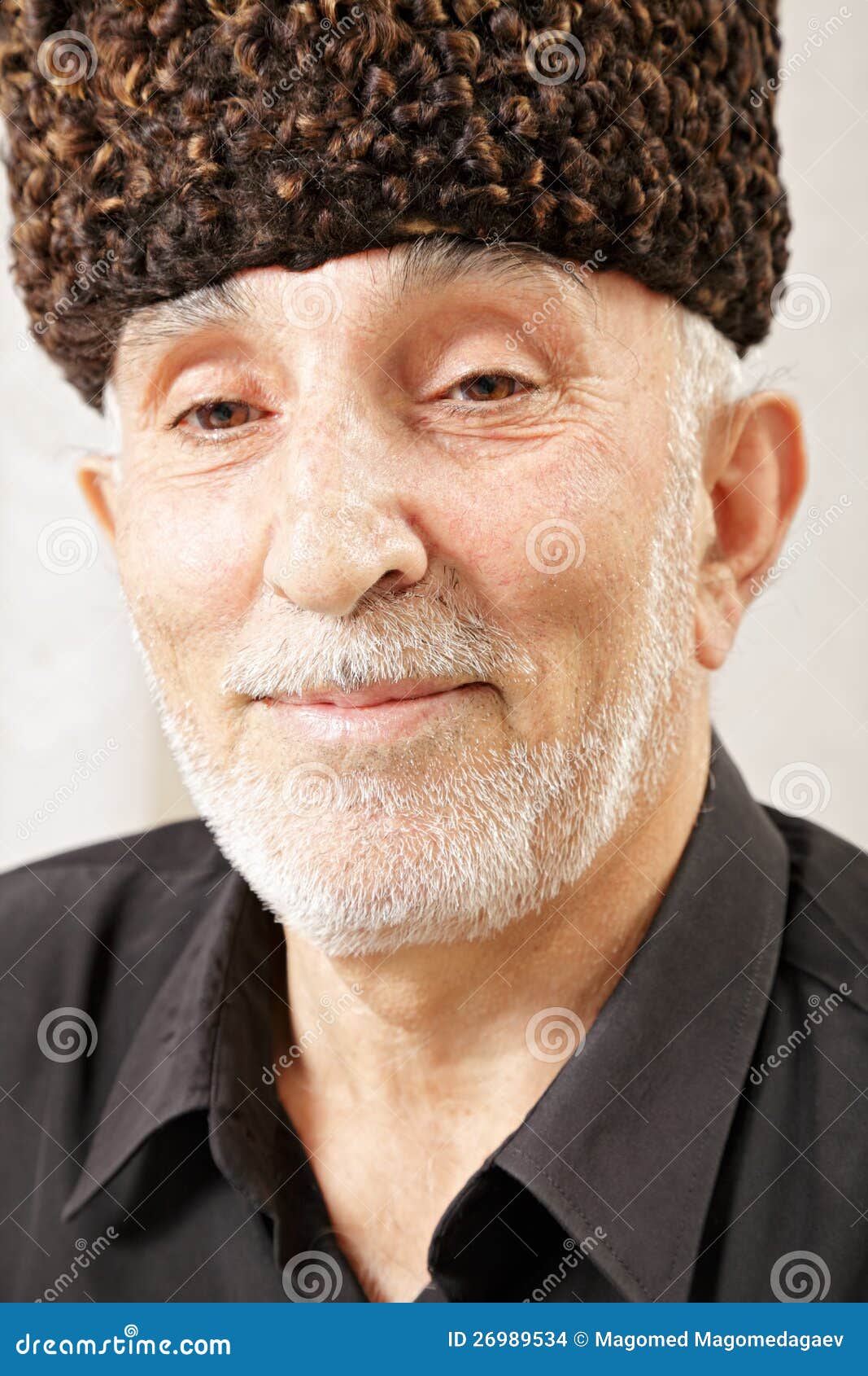 Portrait of Senior Man in Hat Stock Photo - Image of person, shirt ...