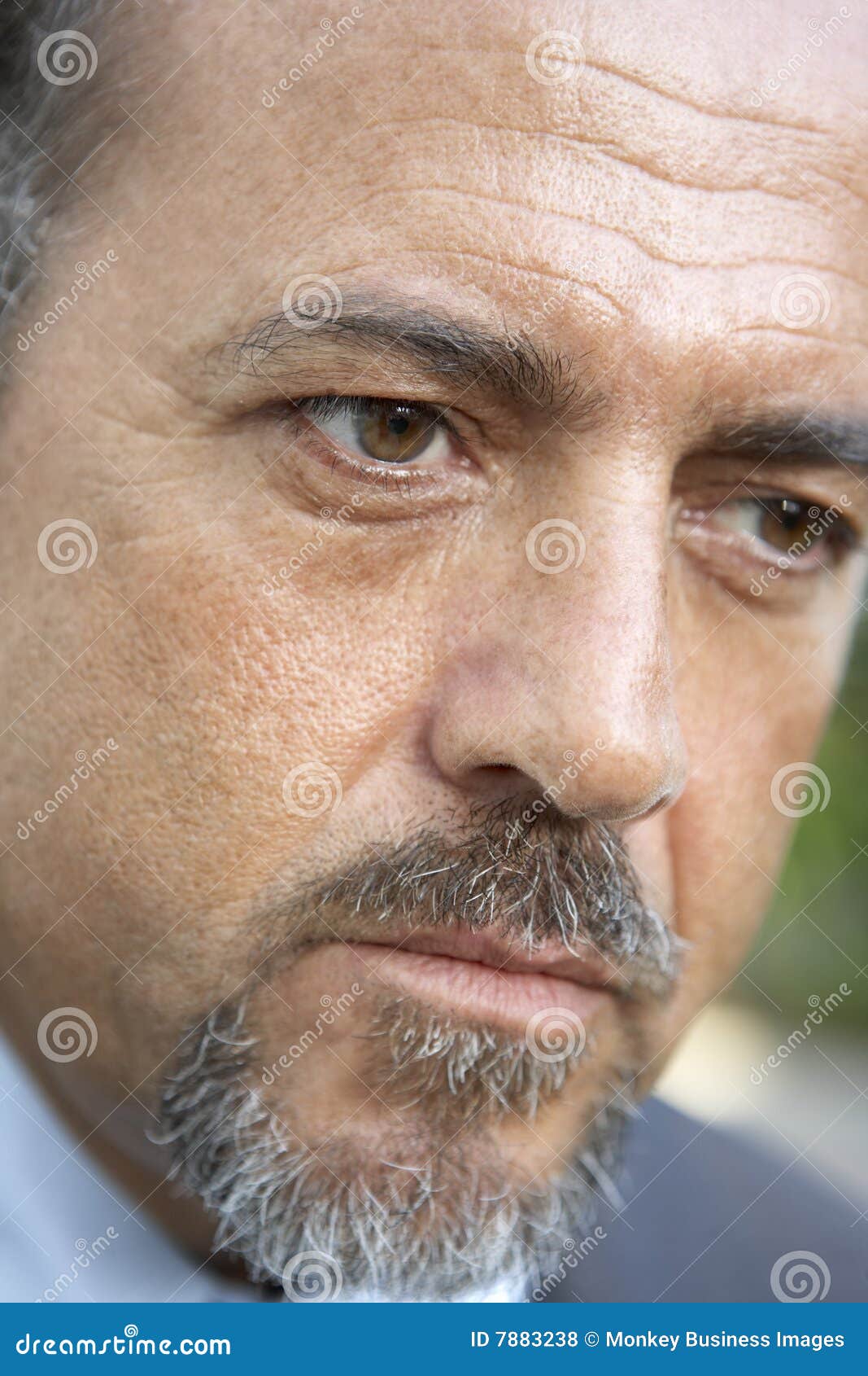Portrait of a Senior Man Looking Serious Stock Photo - Image of elderly ...