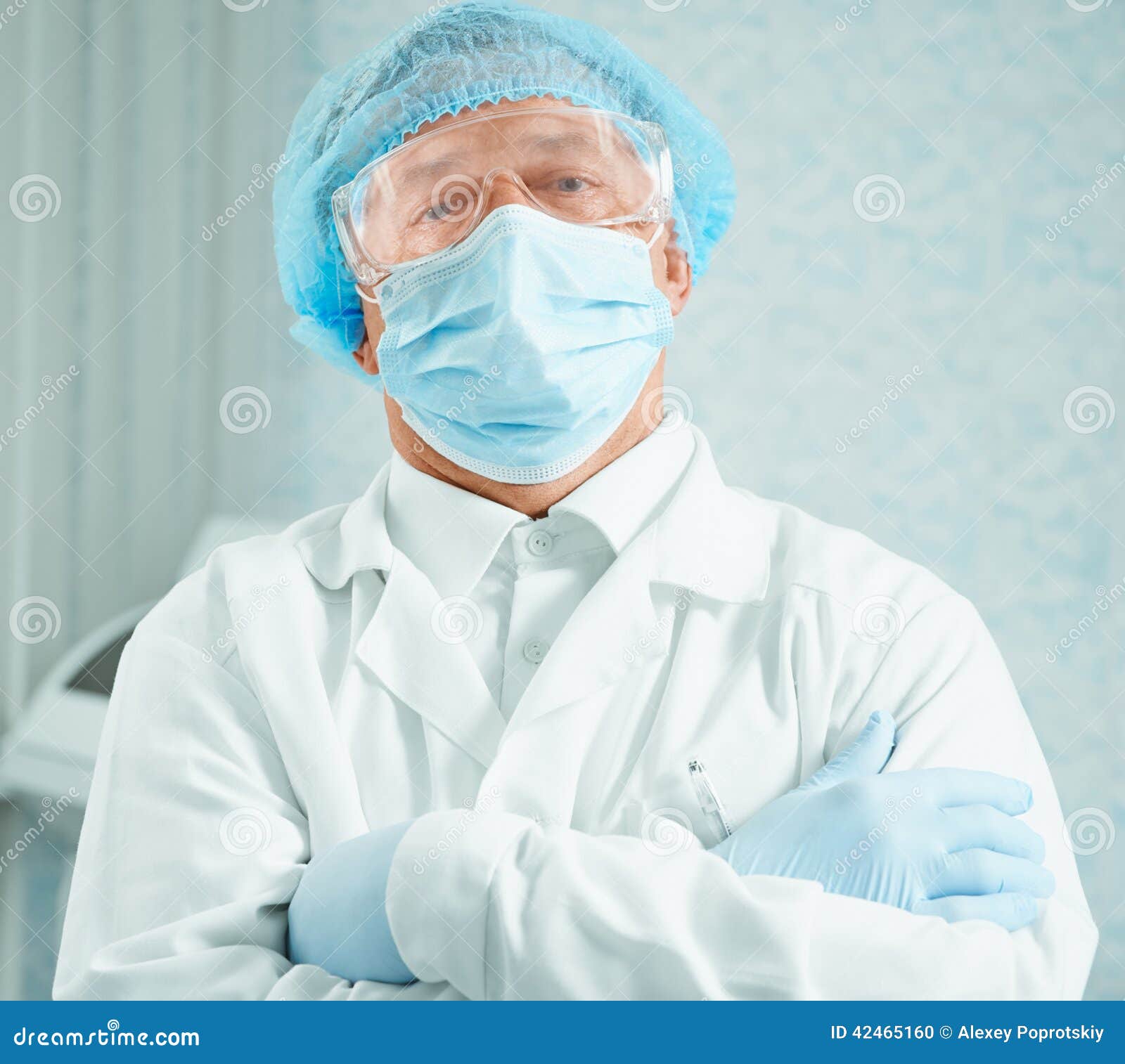 Portrait of Senior Man Surgeon Stock Photo - Image of experienced ...