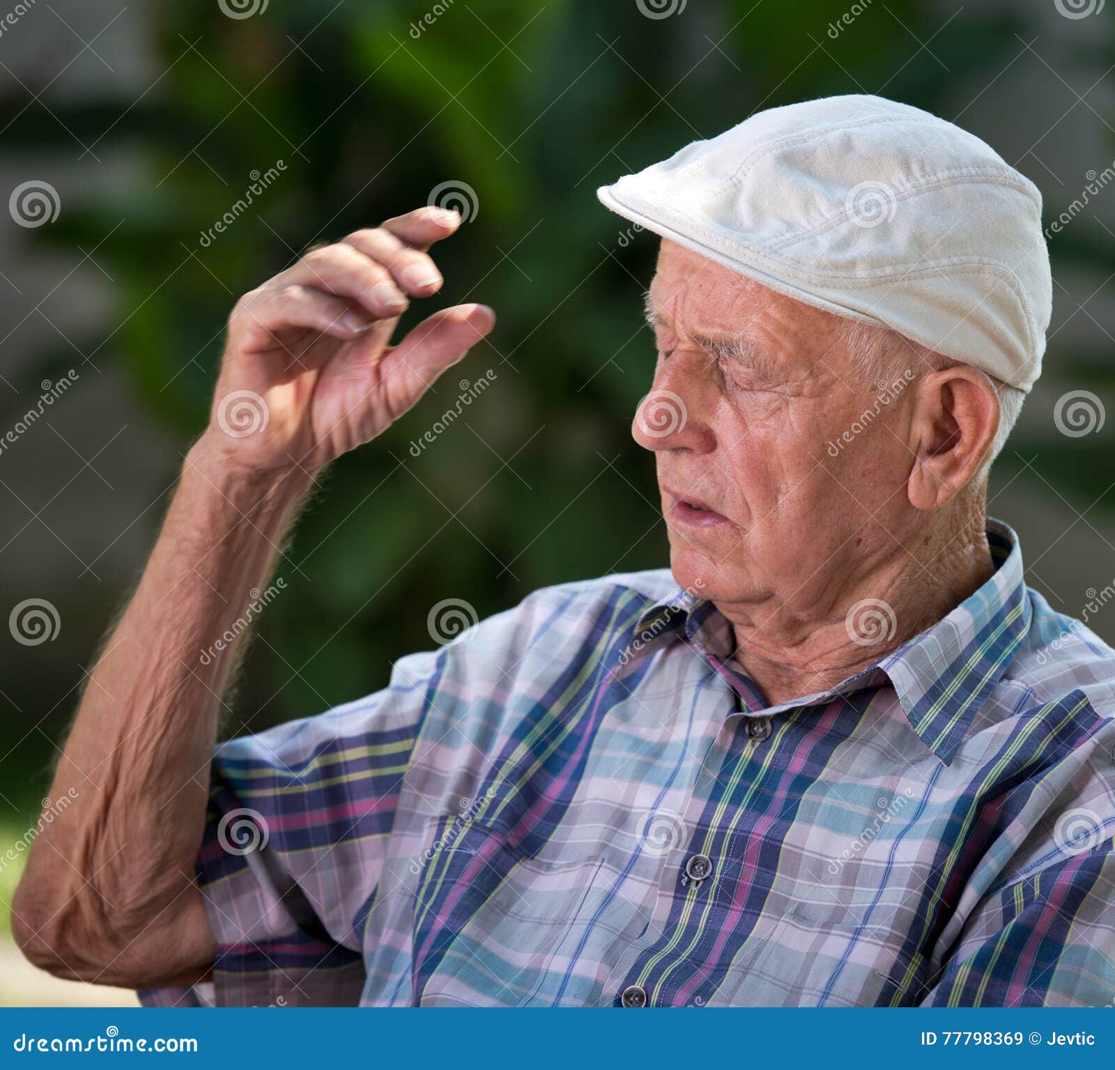Portrait of senior man stock image. Image of care, geriatric - 77798369