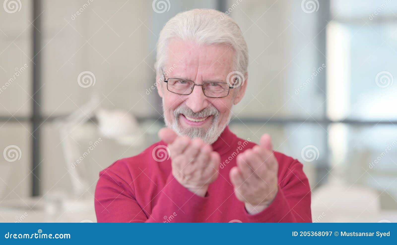Creative Old Man Clapping, Applauding Stock Video - Video of busy ...