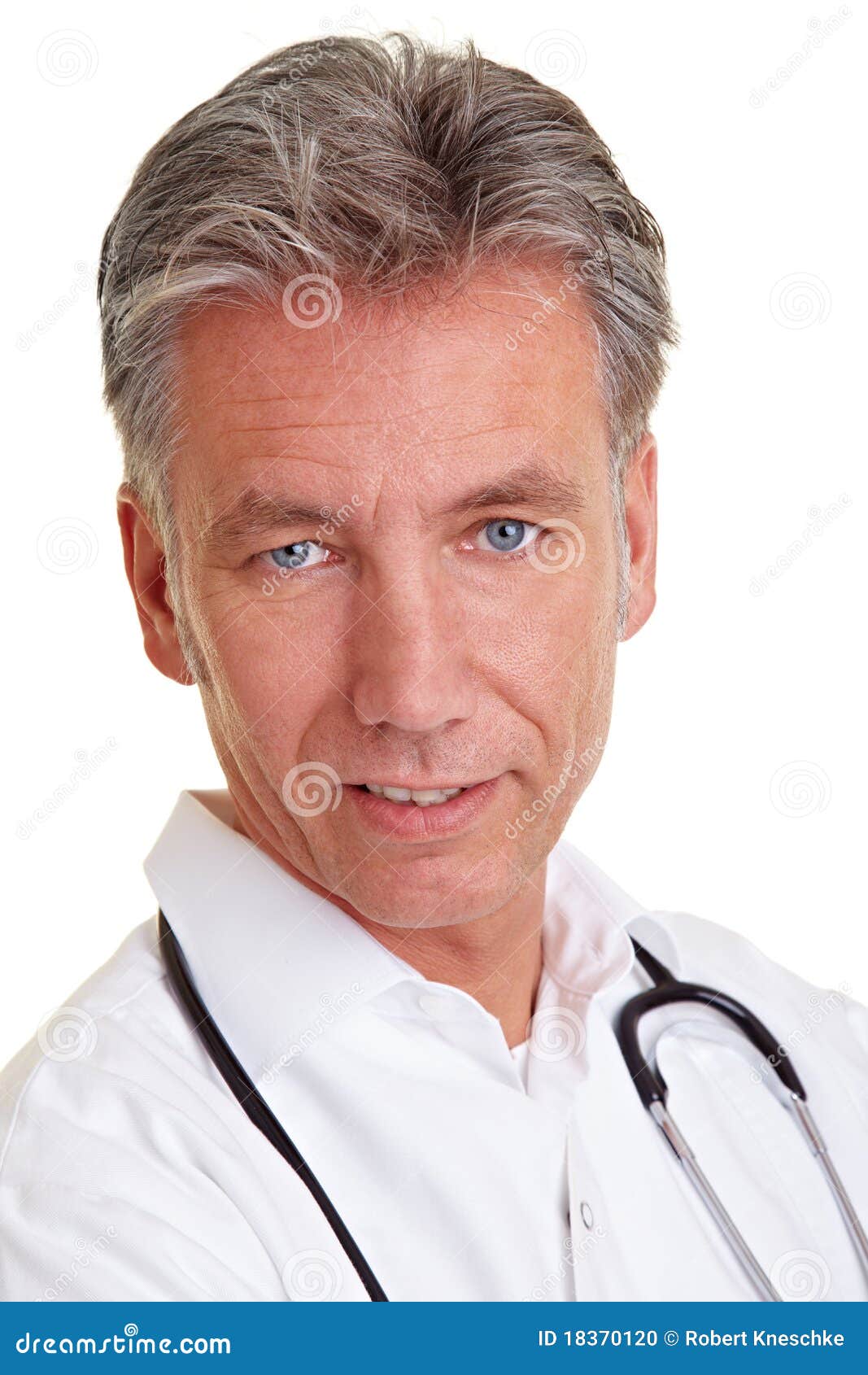 Portrait of a Senior Physician Stock Photo - Image of chief, pensioner ...