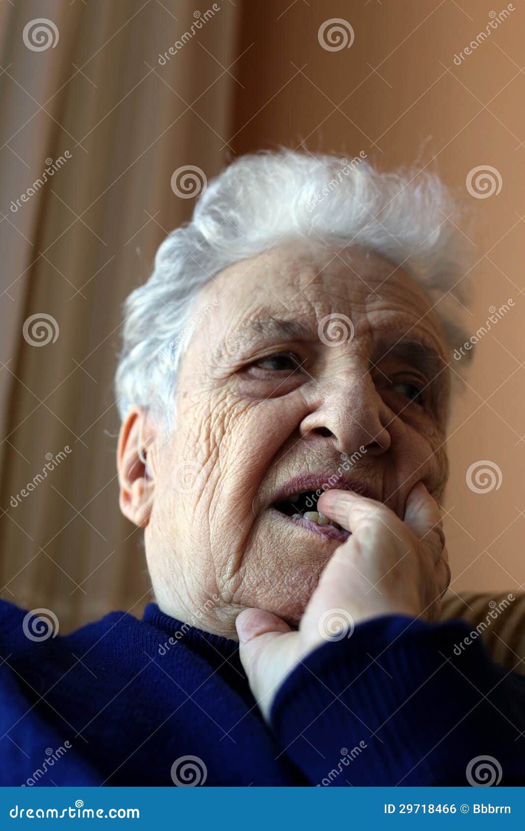 Senior woman thinking stock photo. Image of friendly - 29718466
