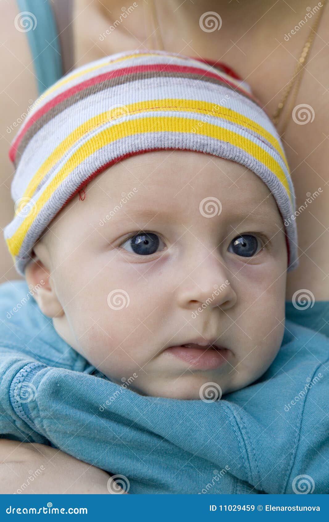 Portrait serious baby stock image. Image of infant, happy - 11029459