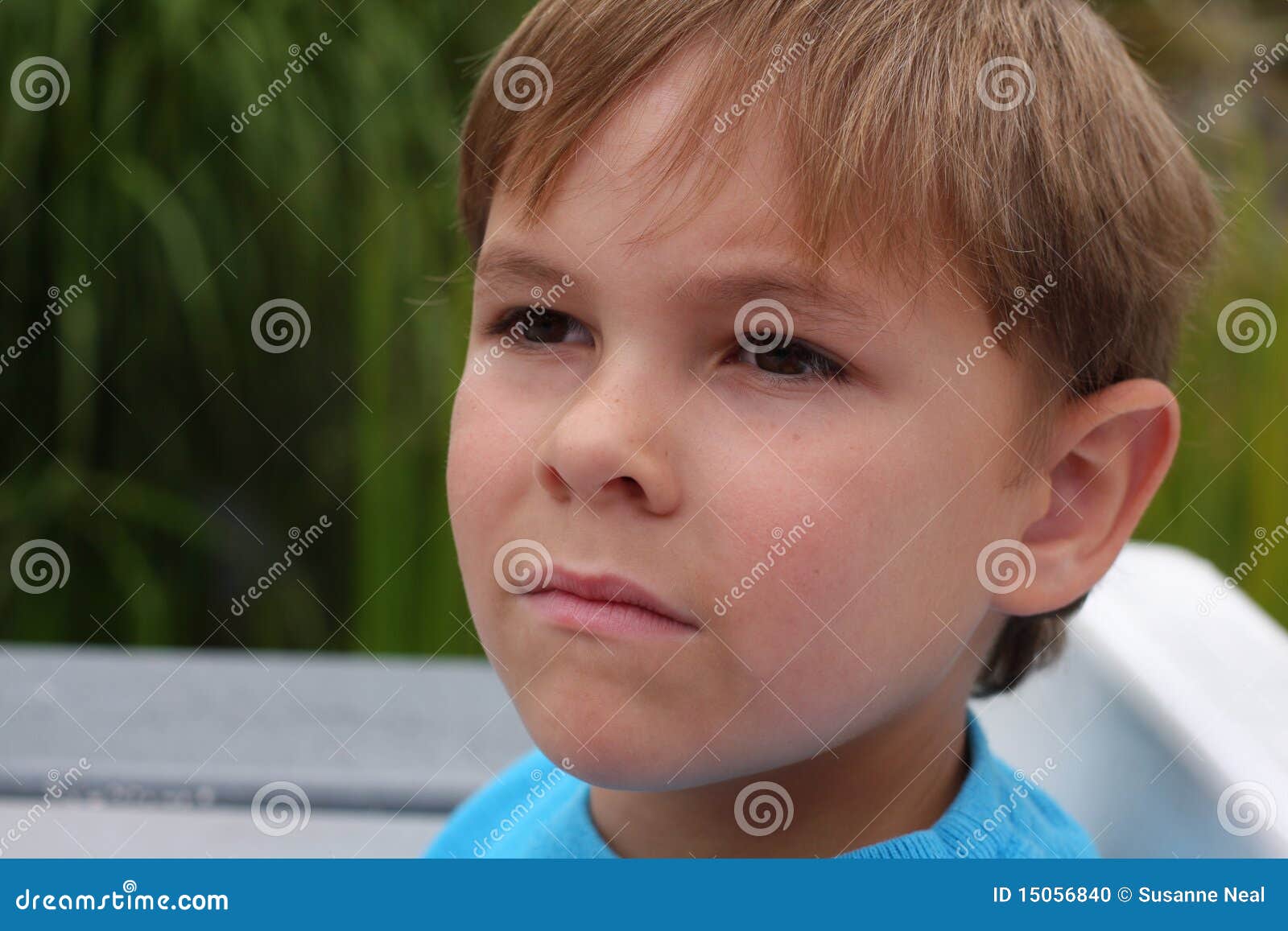 Portrait of serious boy stock photo. Image of precious - 15056840