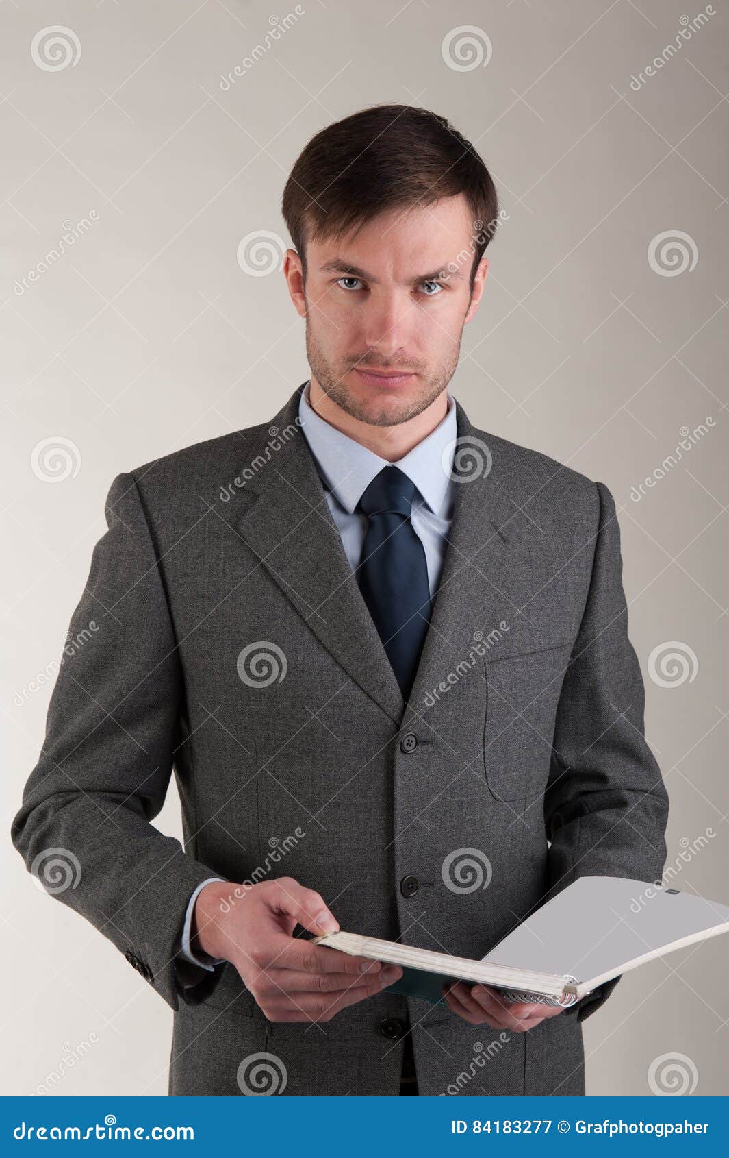 Portrait of a Serious Businessman Stock Image - Image of attractive ...