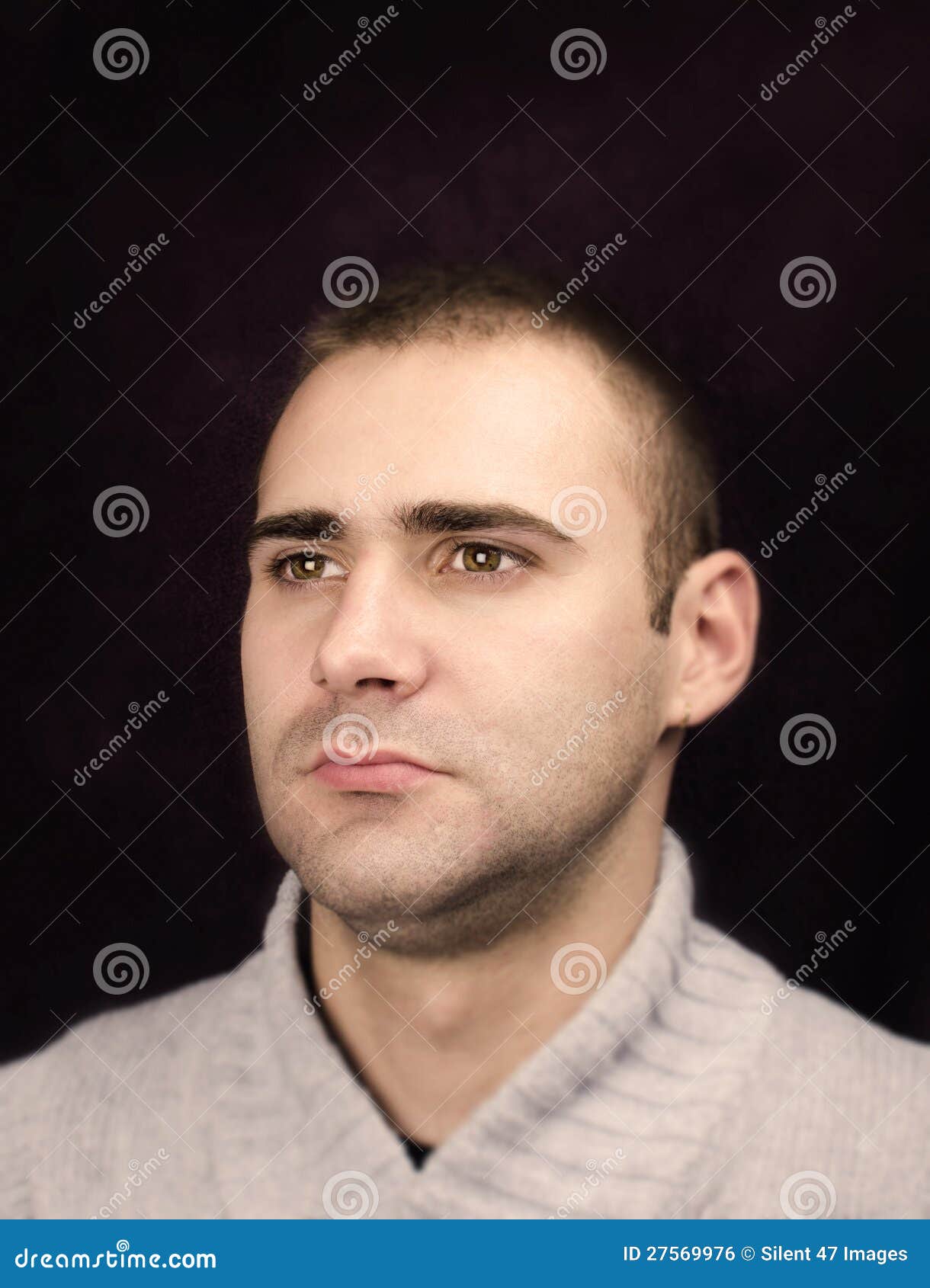 Portrait of serious man stock photo. Image of culture - 27569976