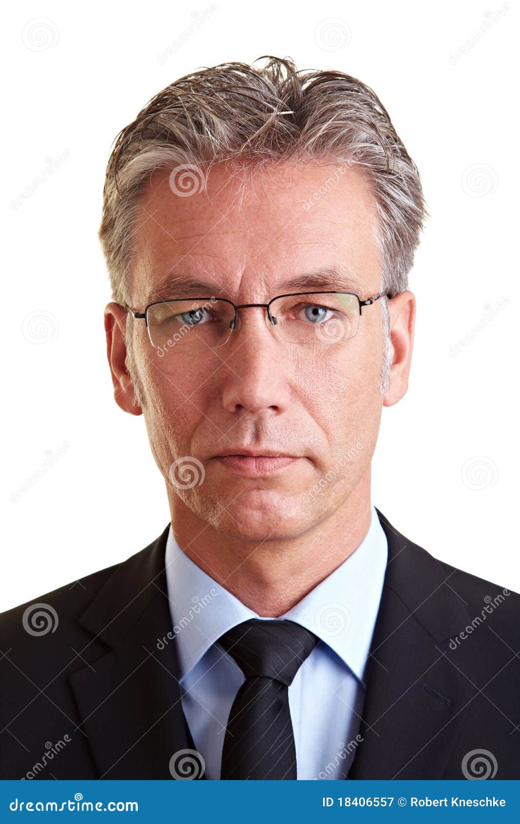 Portrait of Serious Manager Stock Image - Image of elegantly, citizen ...