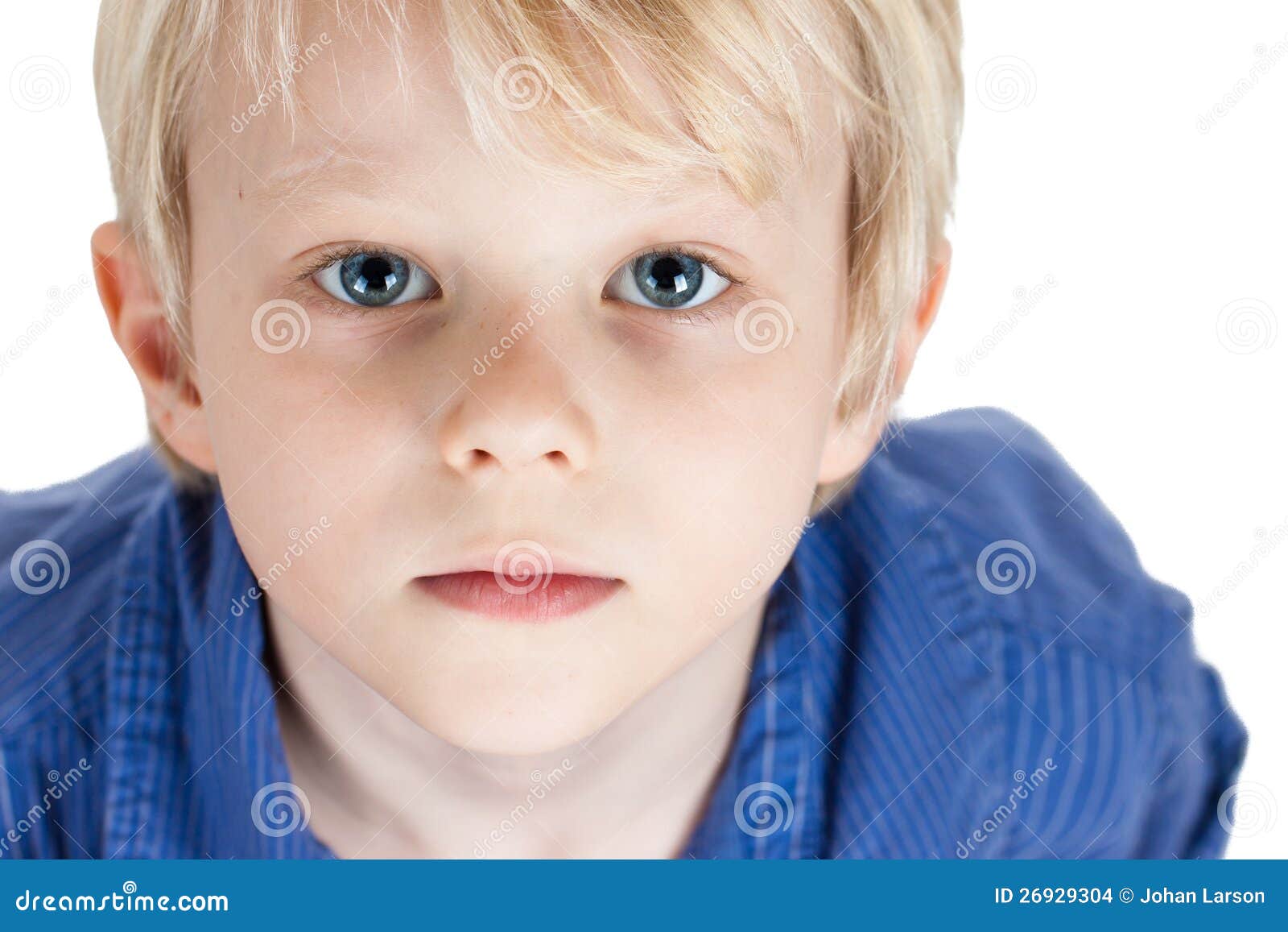 Portrait of a Serious Young Boy Stock Photo - Image of beautiful ...