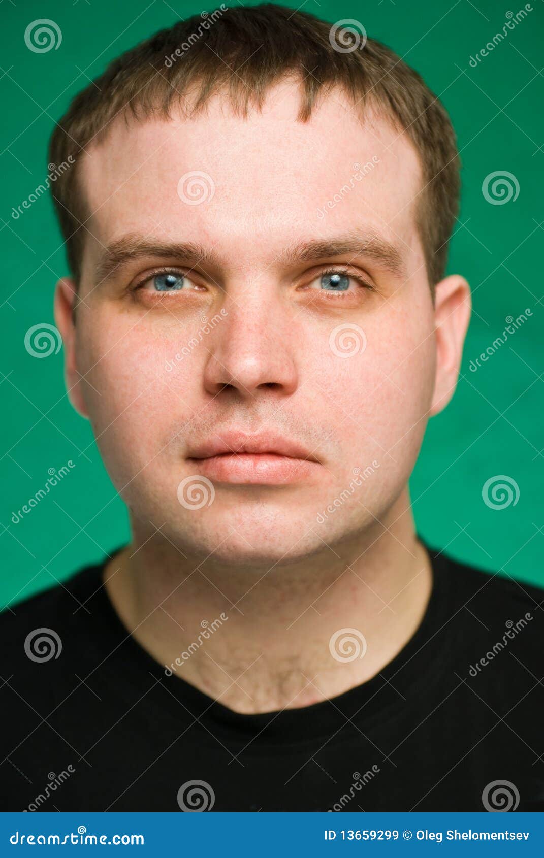 Portrait of the Serious Young Man Stock Image - Image of person ...