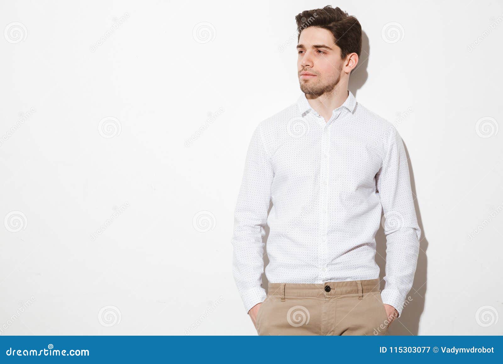 Portrait Of A Serious Young Man Dressed In Shirt Stock Image - Image of ... Portrait Of A Serious Young Man Dressed In Shirt Stock Image - Image of ...