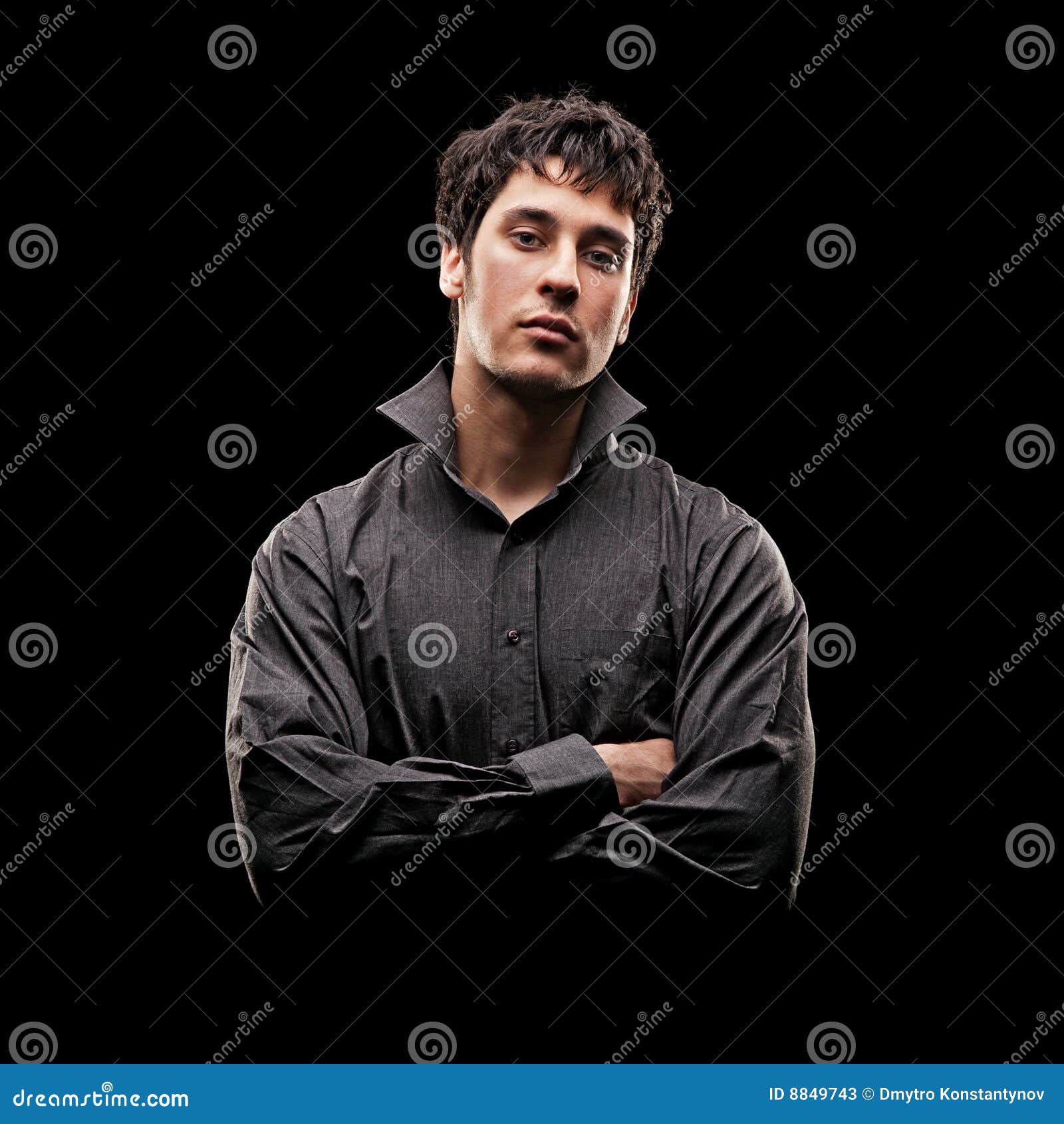 Portrait Of Serious Young Man In Shirt Stock Image - Image of gaze ... Portrait Of Serious Young Man In Shirt Stock Image - Image of gaze ...