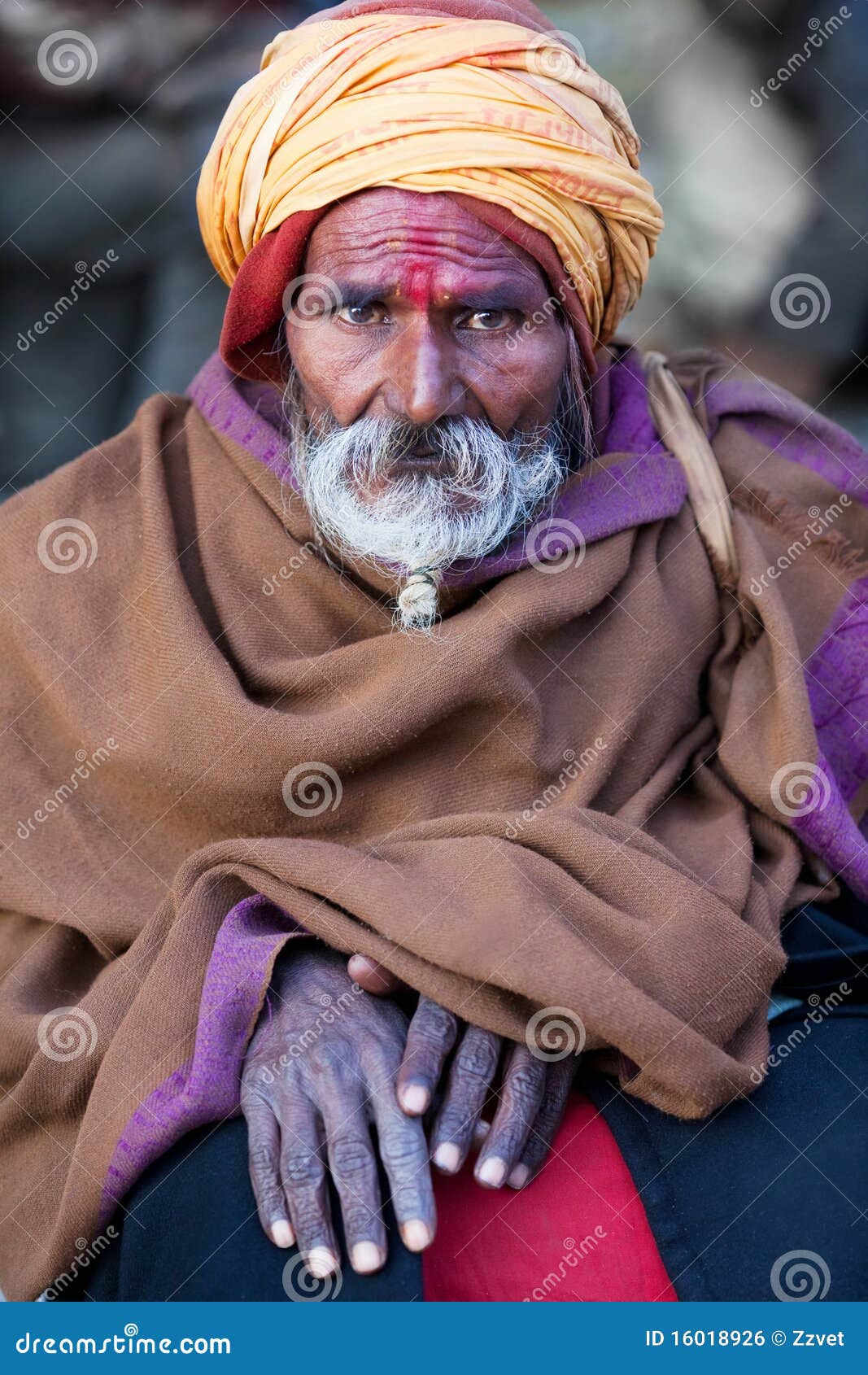 Portrait of Shaiva Sadhu (holy Man) Editorial Photo - Image of human ...