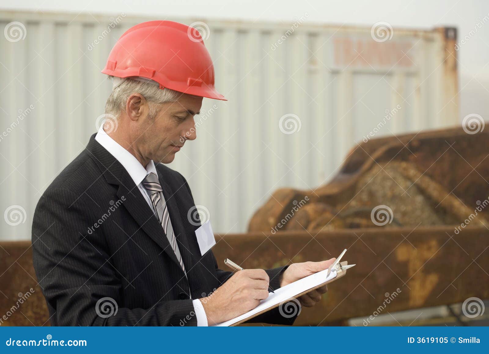 A Portrait of a Shipping Engineer Stock Image - Image of person ...