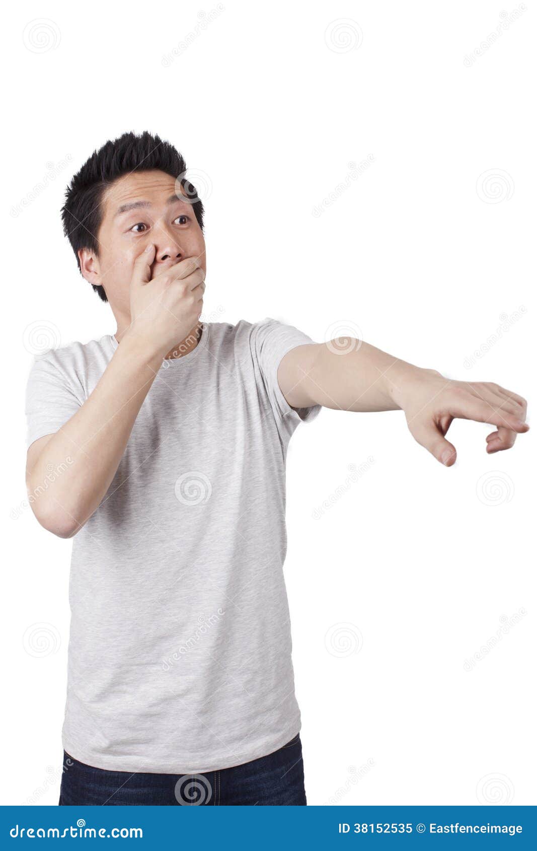 Portrait of a Shocked Young Man Stock Image - Image of cities, capital ...