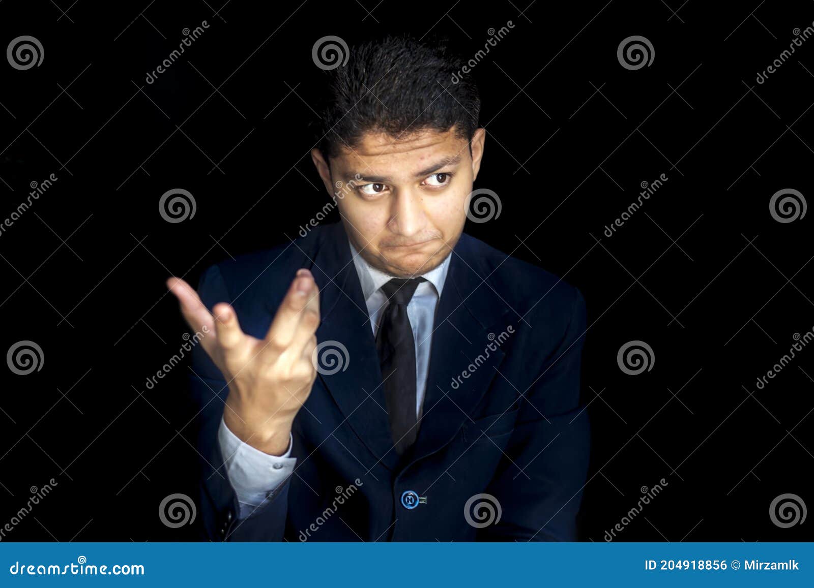 Portrait Shot of a Man Doing Some Weird Expressions when he Does Not ...