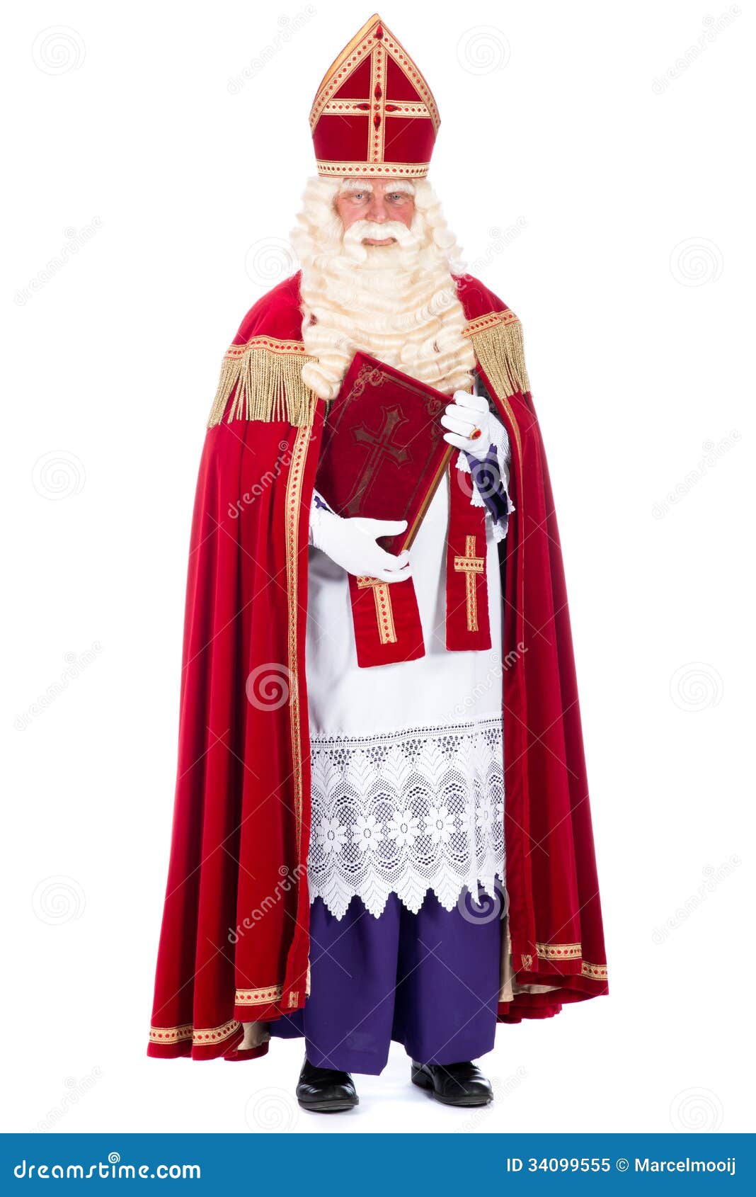 Portrait of Sinterklaas stock image. Image of culture - 34099555