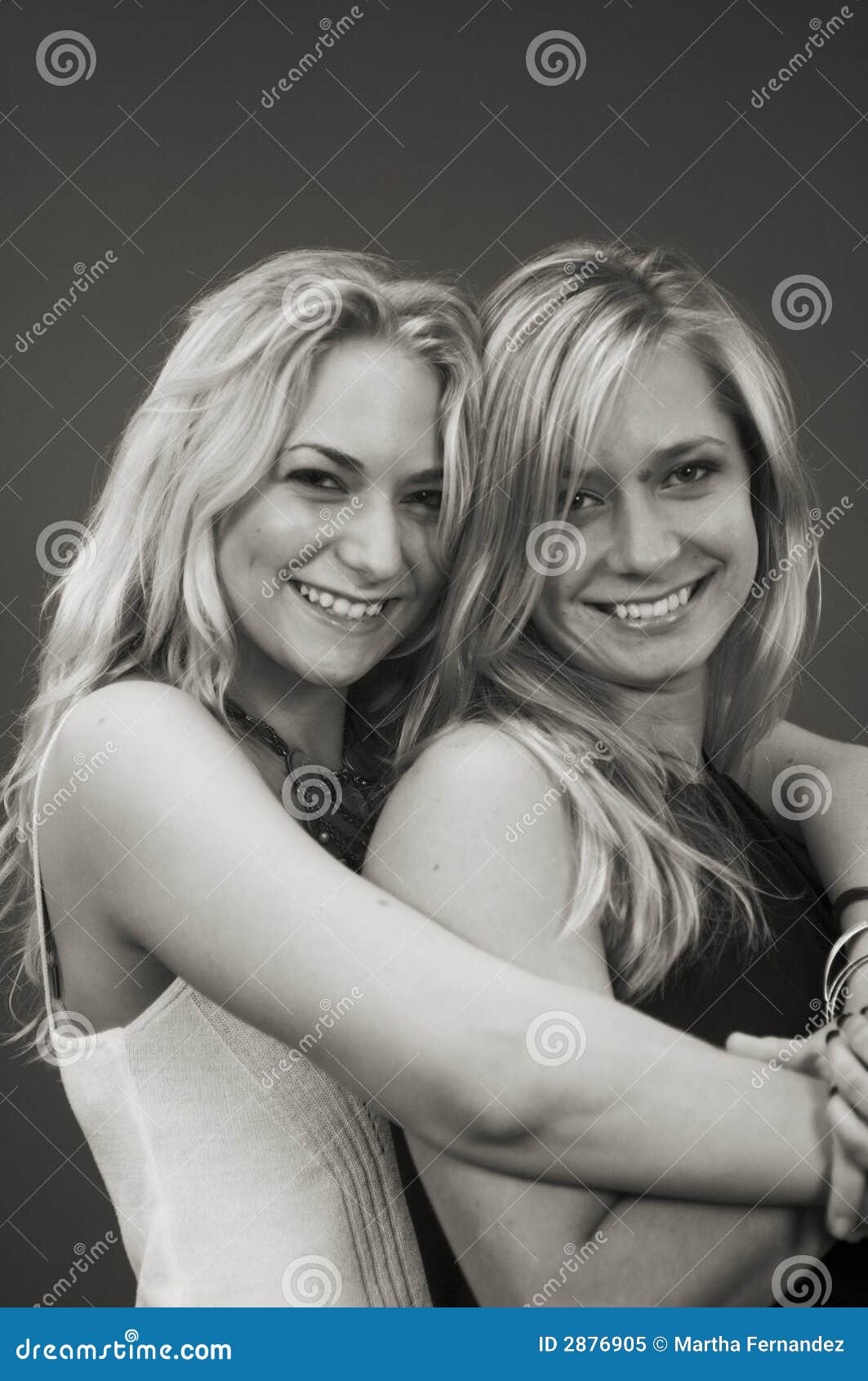 Portrait of sisters stock image. Image of females, teen - 2876905