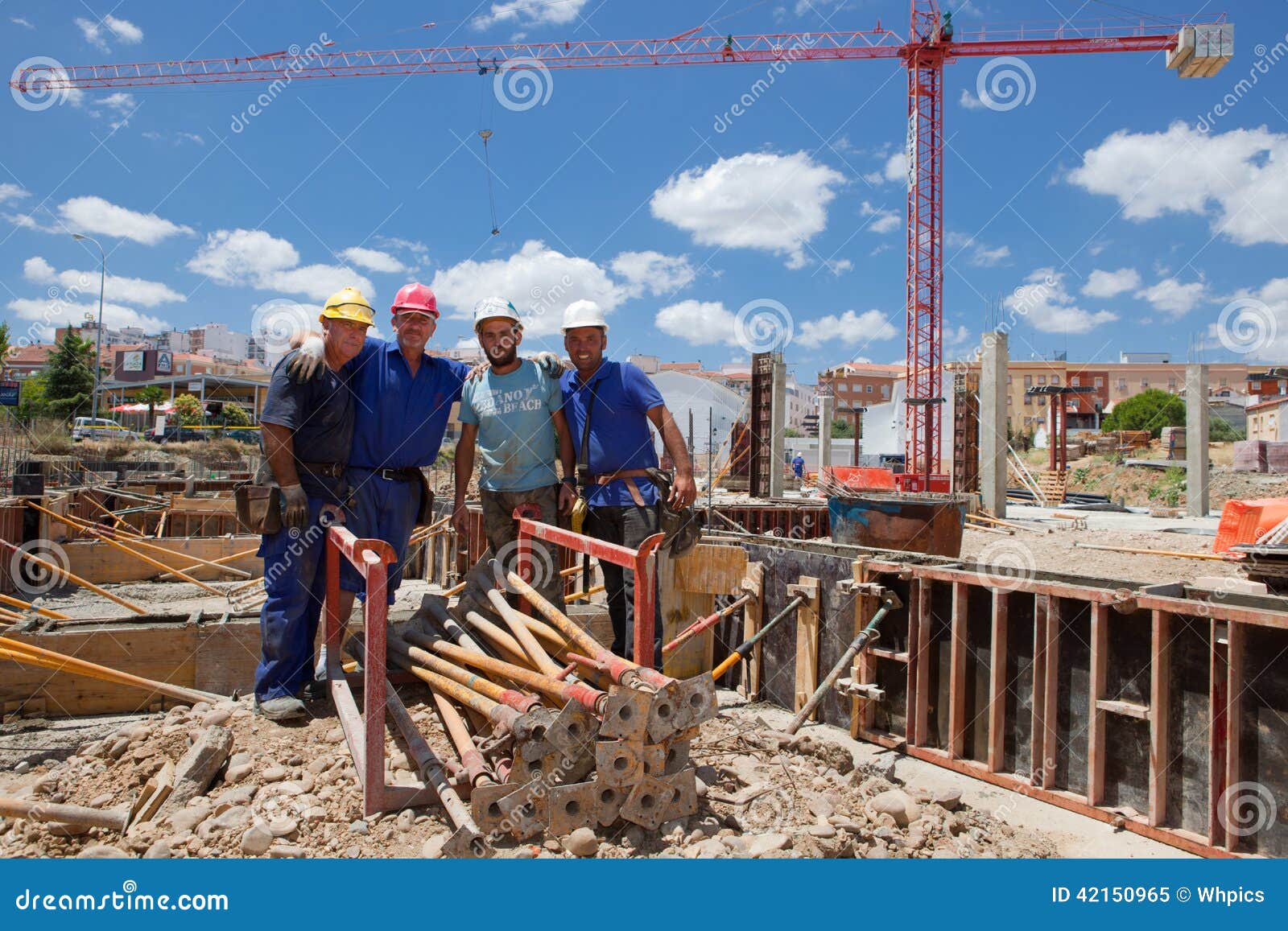 Portrait on-site work editorial image. Image of equipment - 42150965