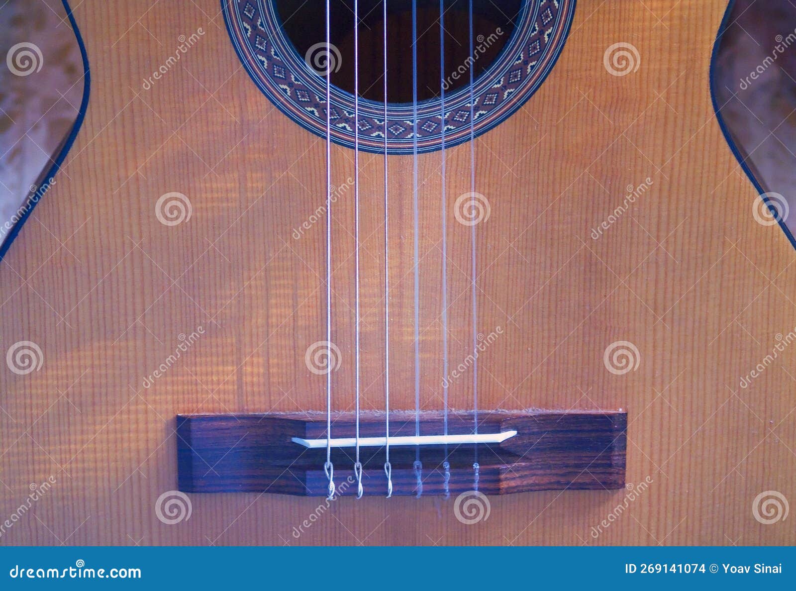 A Portrait of Six Strings Guitar at a Sunlight Stock Photo - Image of ...