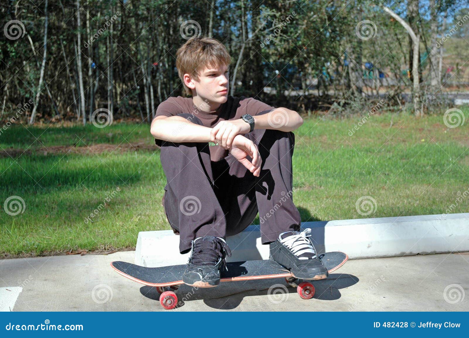 Portrait of a Skater stock photo. Image of skateboarder - 482428
