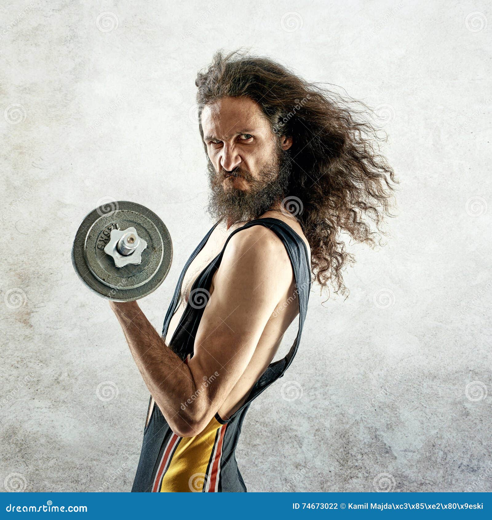 Portrait of a Skinny Bodybuilder Stock Photo - Image of hipster ...