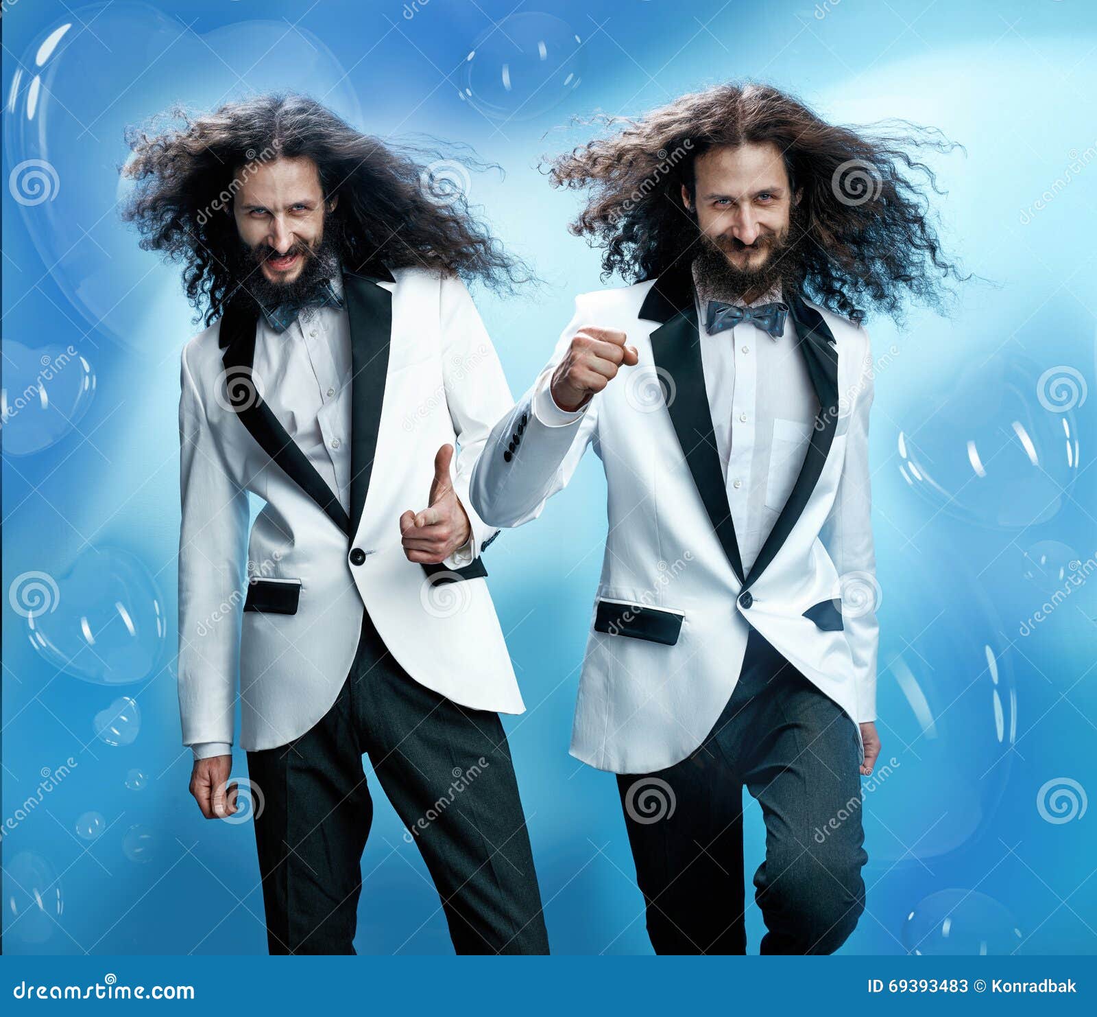 Portrait of a Skinny, Funny Man Stock Image - Image of professional ...