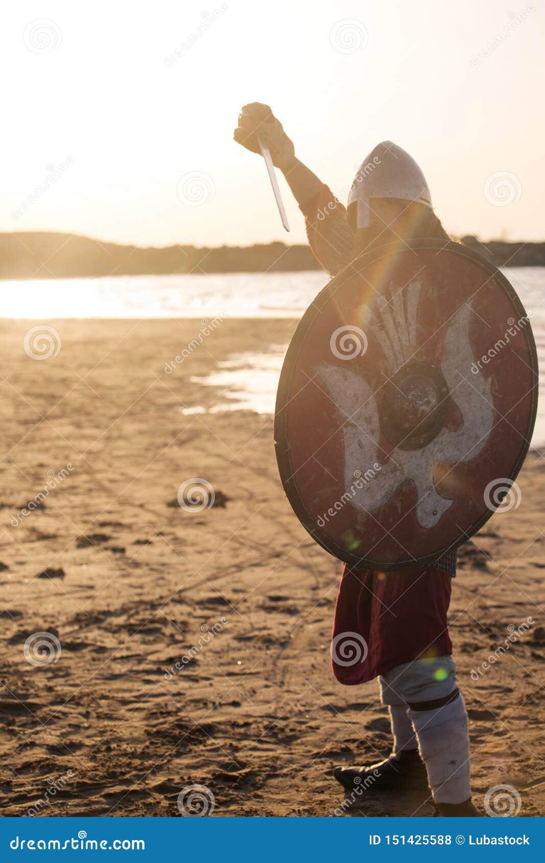 Slavic warrior with sword stock photo. Image of historic - 151425588