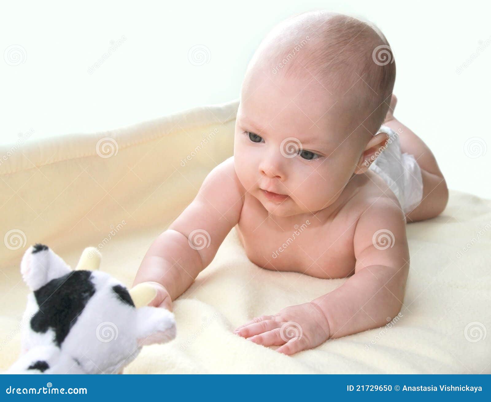 Portrait of Small Baby Girl Stock Photo - Image of caucasian, beautiful ...