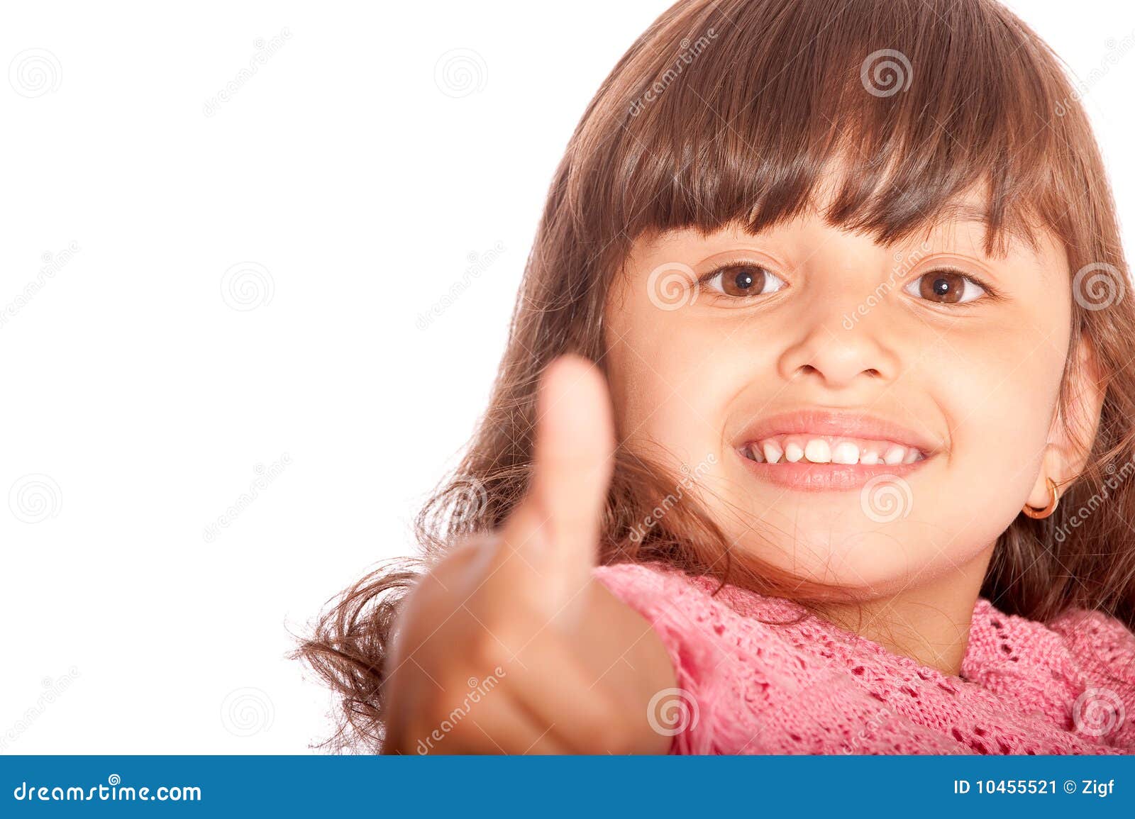 Portrait of small girl stock image. Image of joyfully - 10455521